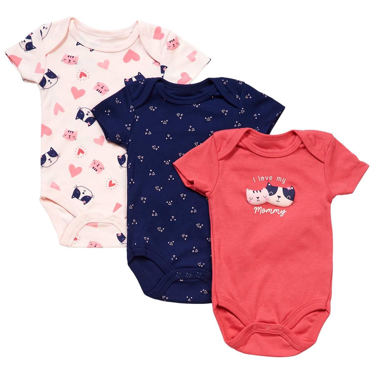 Click here for Baby Girl (NB-9M) baby views(R) 3pk. Love Mommy Bo... prices