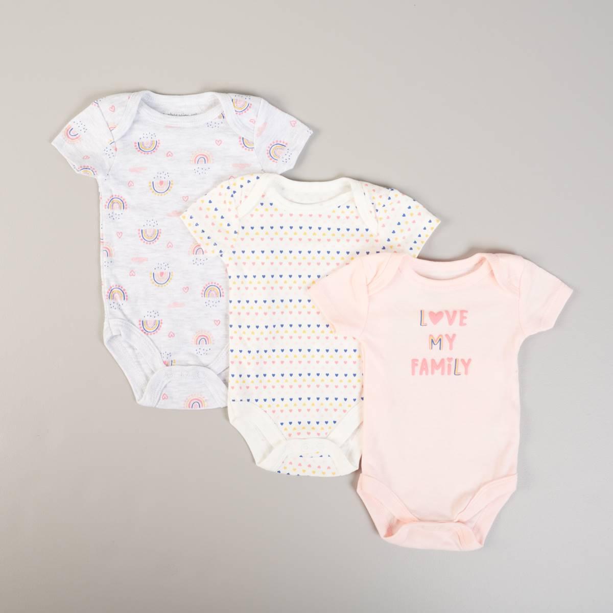 Click here for Baby Girl (NB-9M) baby views(R) 3pk. Rainbow Love... prices