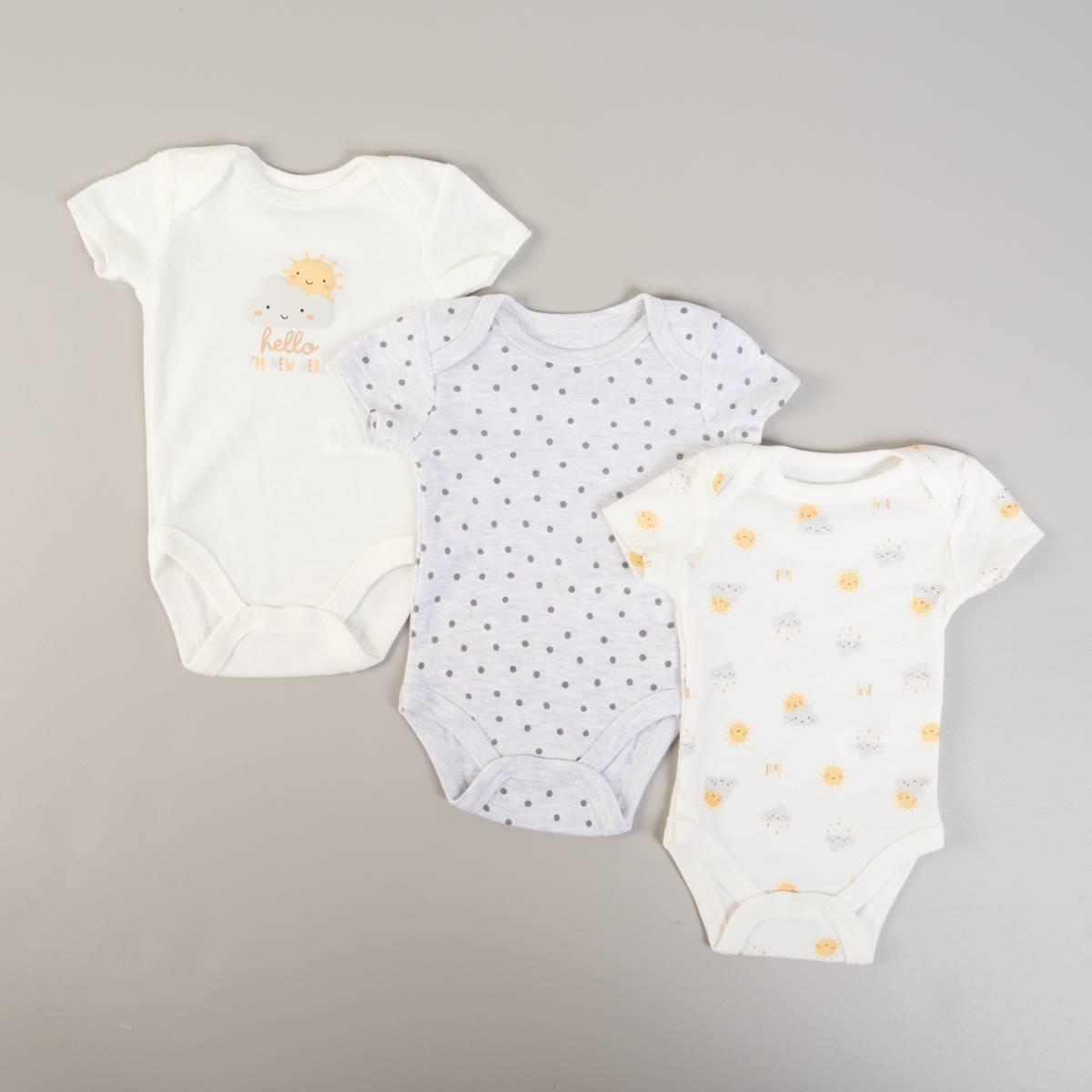 Click here for Baby Unisex (NB-9M) baby views 3pk. Sunny & Cloudy... prices