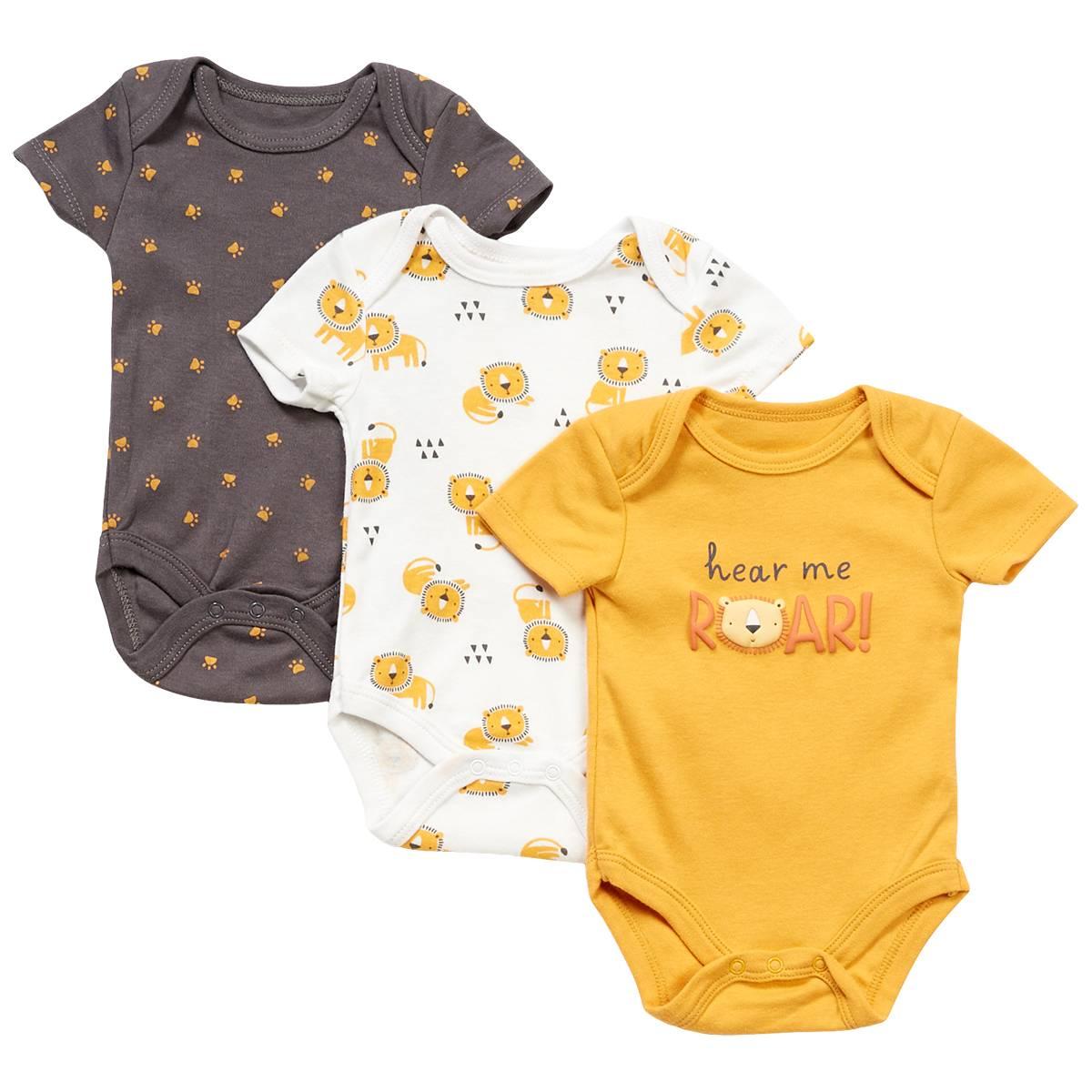Click here for Baby Boy (NB-9M) baby views(R) 3pk. Hear Me Roar B... prices