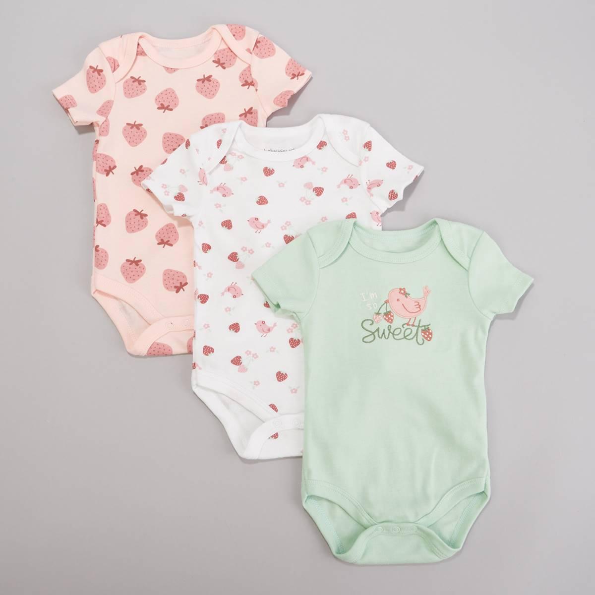 Click here for Baby Girl (NB-9M) baby views 3pk. Sweet Strawberry... prices