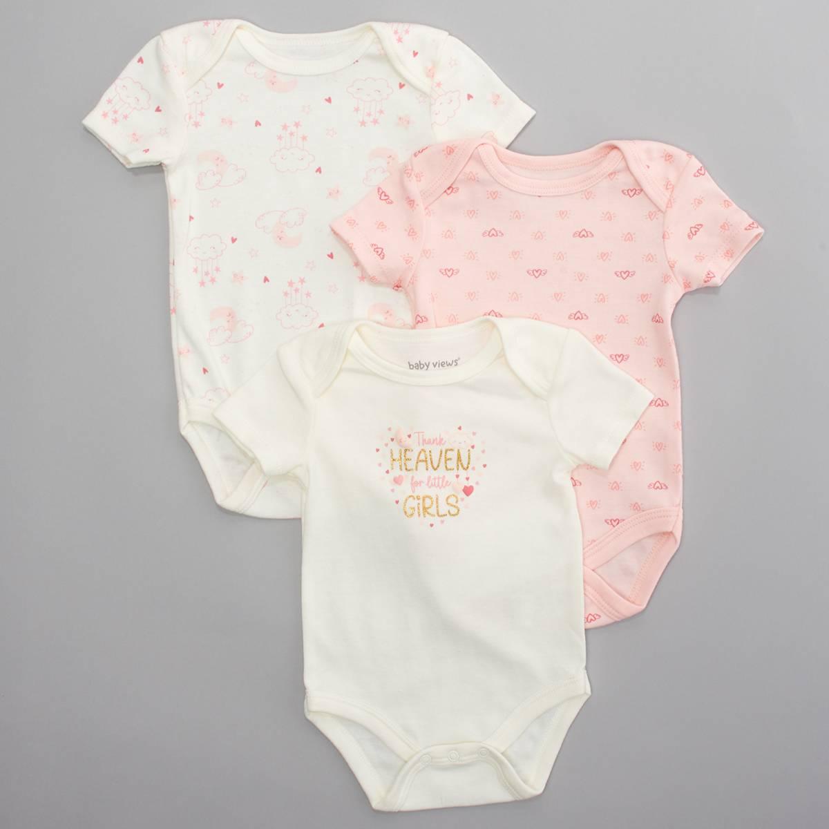 Click here for Baby Girl (NB-9M) baby views(R) 3pk. Short Sleeve... prices
