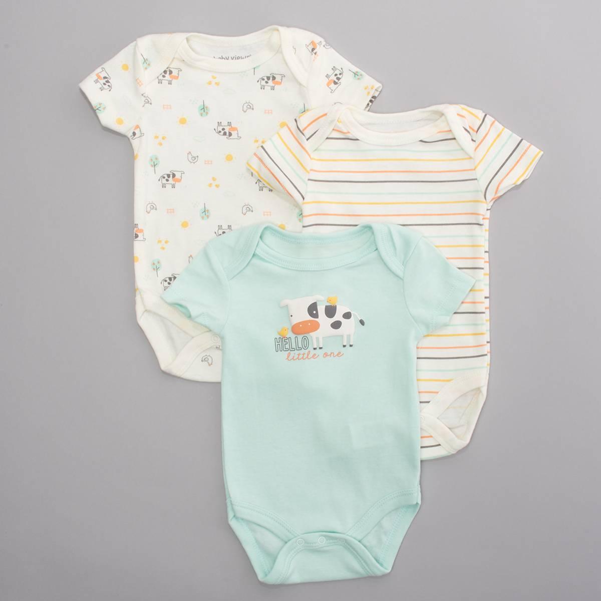 Click here for Baby Unisex (NB-9M) baby views(R) 3pk. Cow & Farm... prices