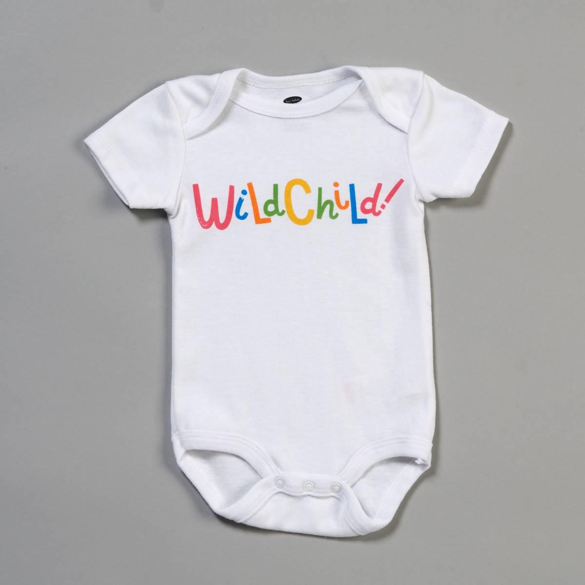 Click here for Baby Unisex (NB-9M) Wild Child WildChild! Bodysuit prices