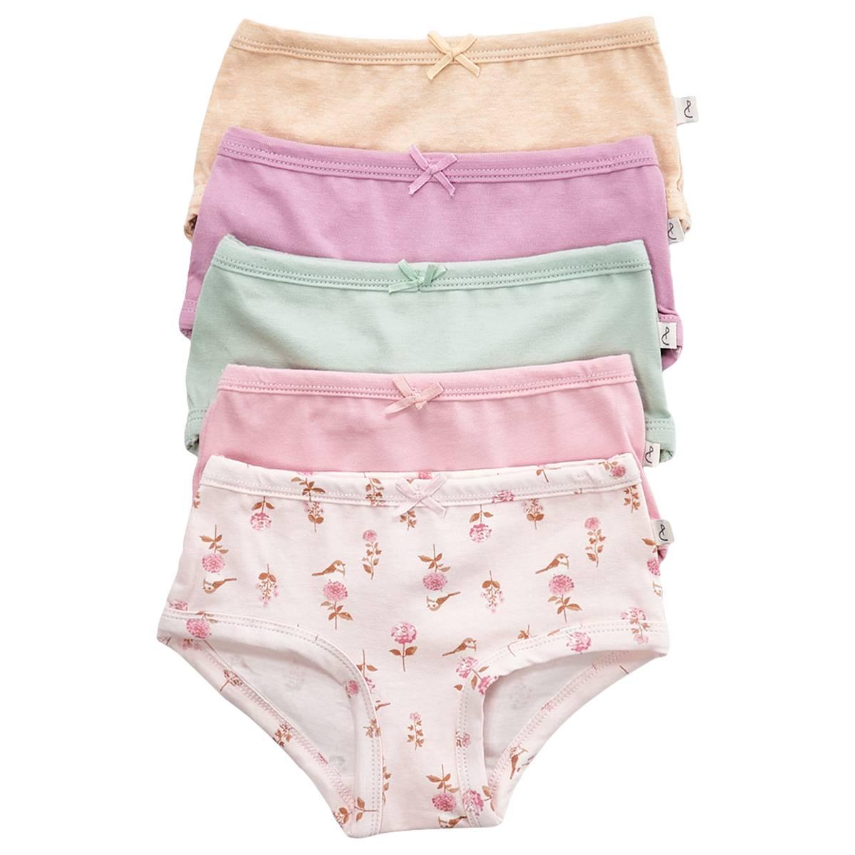 Click here for Toddler Girl Poppy & Clay Floral Be Peaceful 5pk.... prices