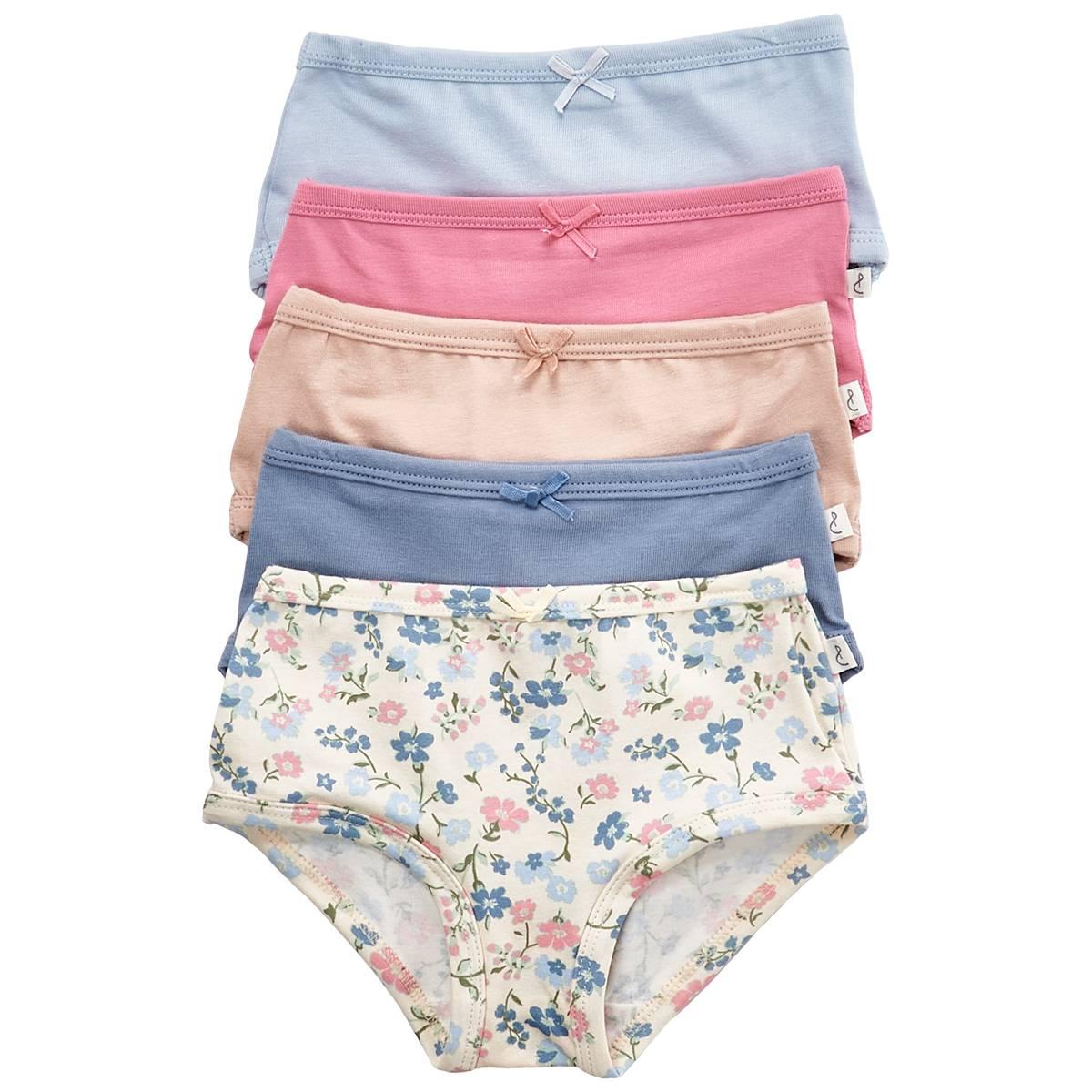 Click here for Toddler Girl Poppy & Clay Floral Be Peaceful 5pk.... prices