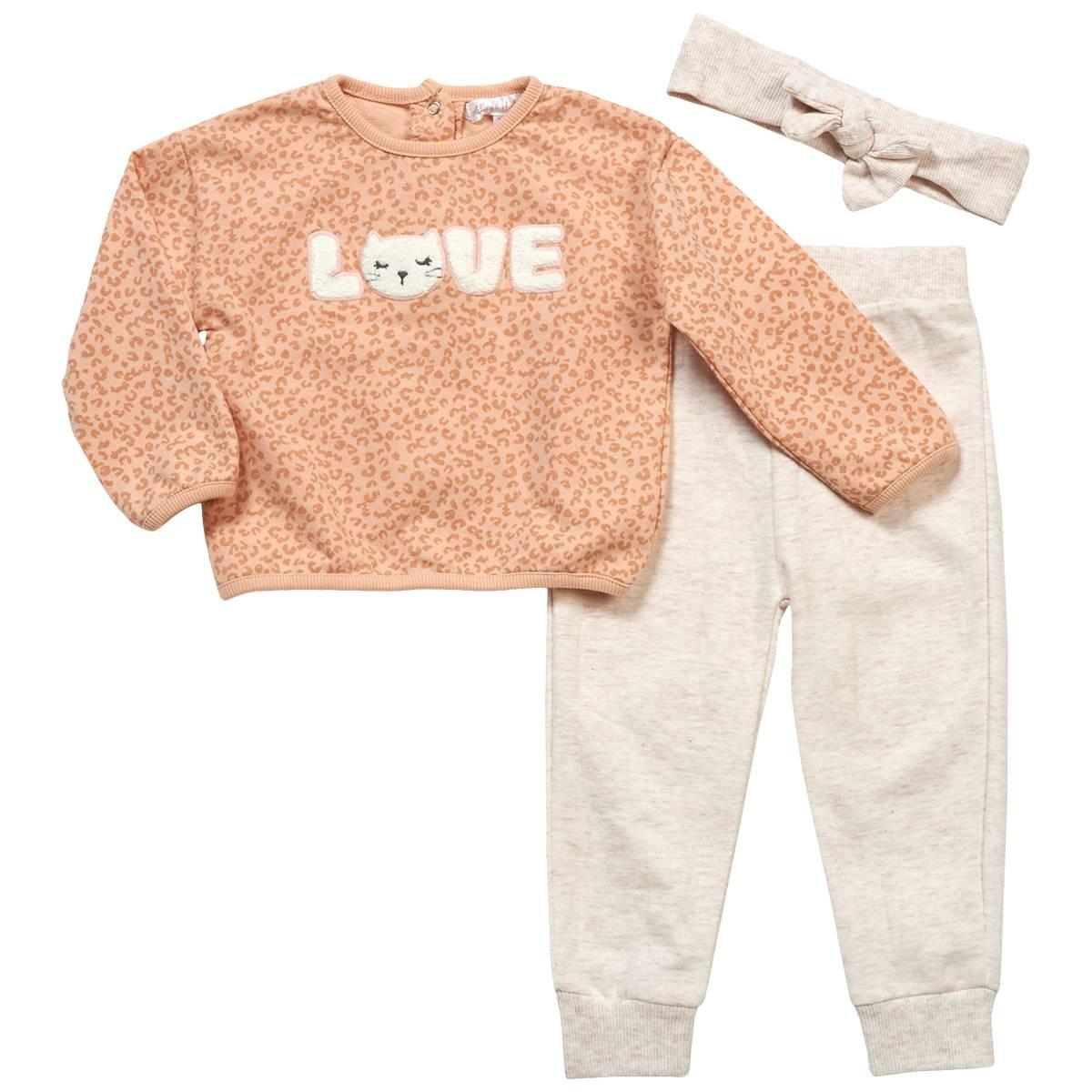 Click here for Baby Girl (12-24M) Adley & Hudson(R) 3pc. Kitty To... prices