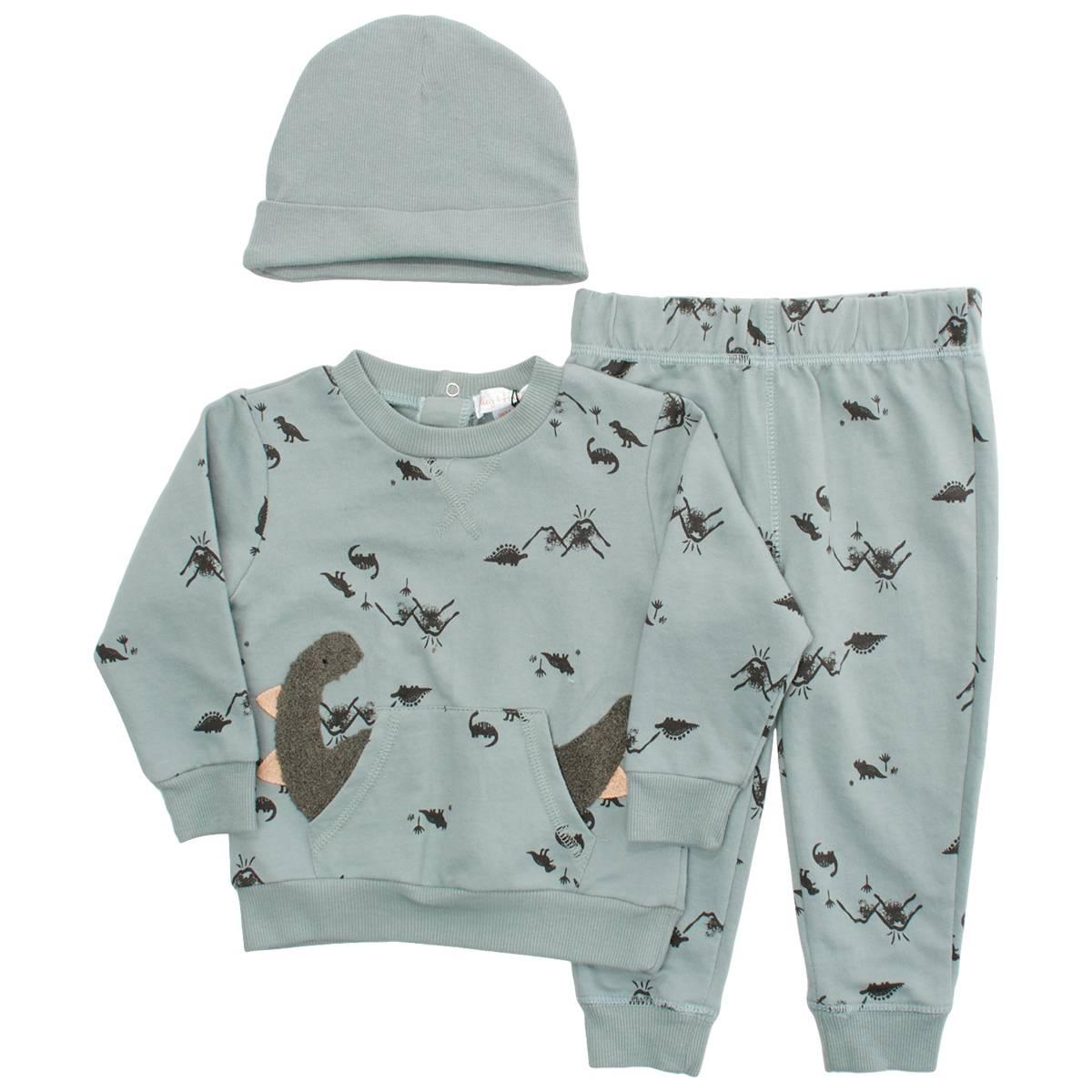 Click here for Baby Boy (12-18M) Adley & Hudson(R) 3pc. Dino Swea... prices