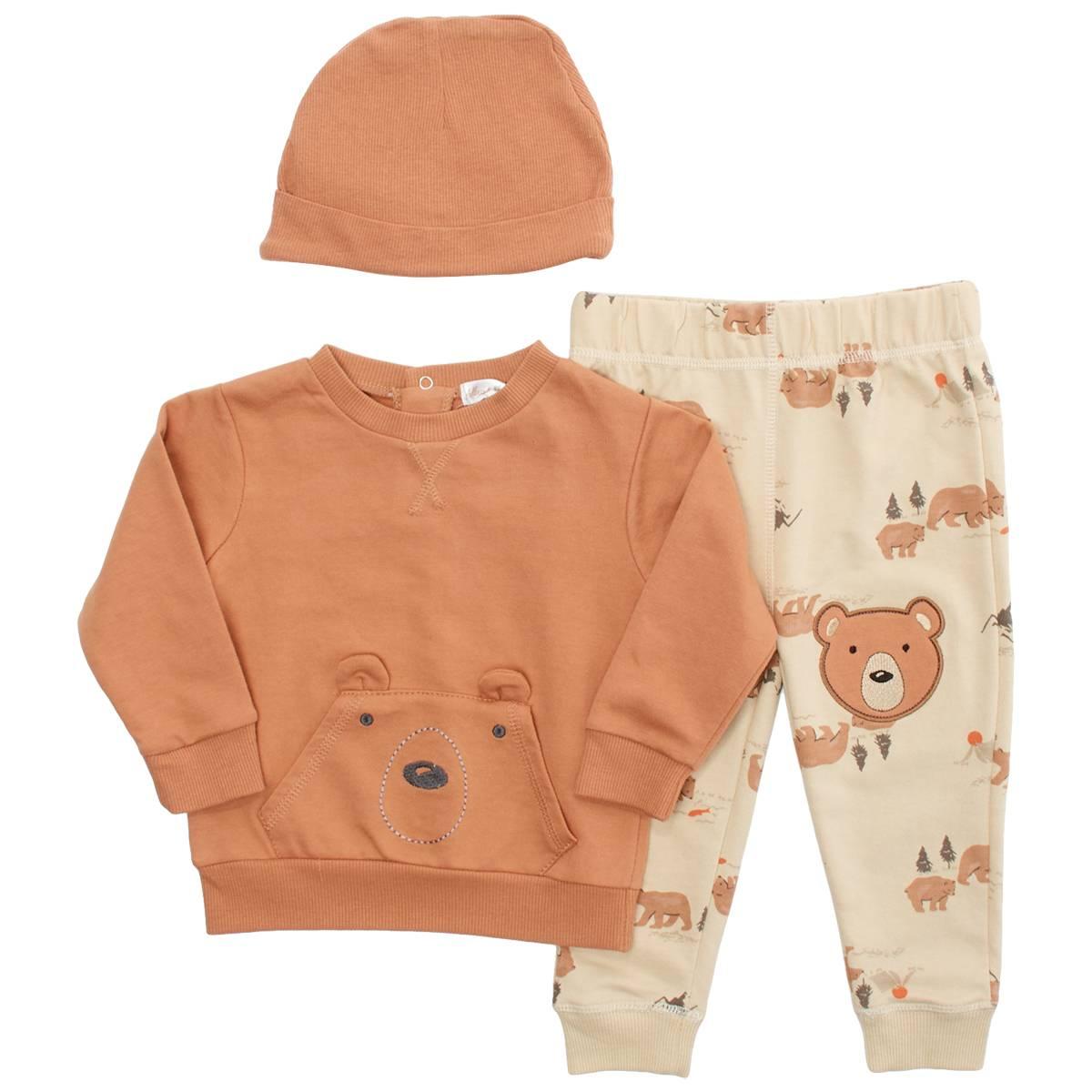 Click here for Baby Boy (12-18M) Adley & Hudson(R) 3pc. Bear Swea... prices
