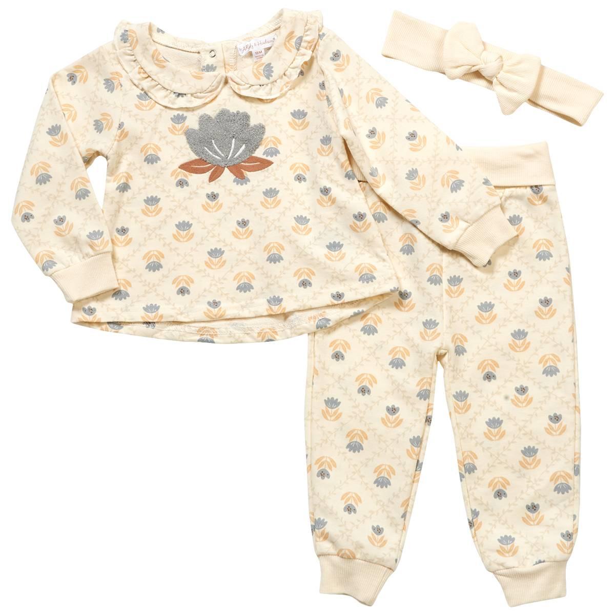 Click here for Baby Girl (12-18M) Adley & Hudson(R) 3pc.Floral Sw... prices