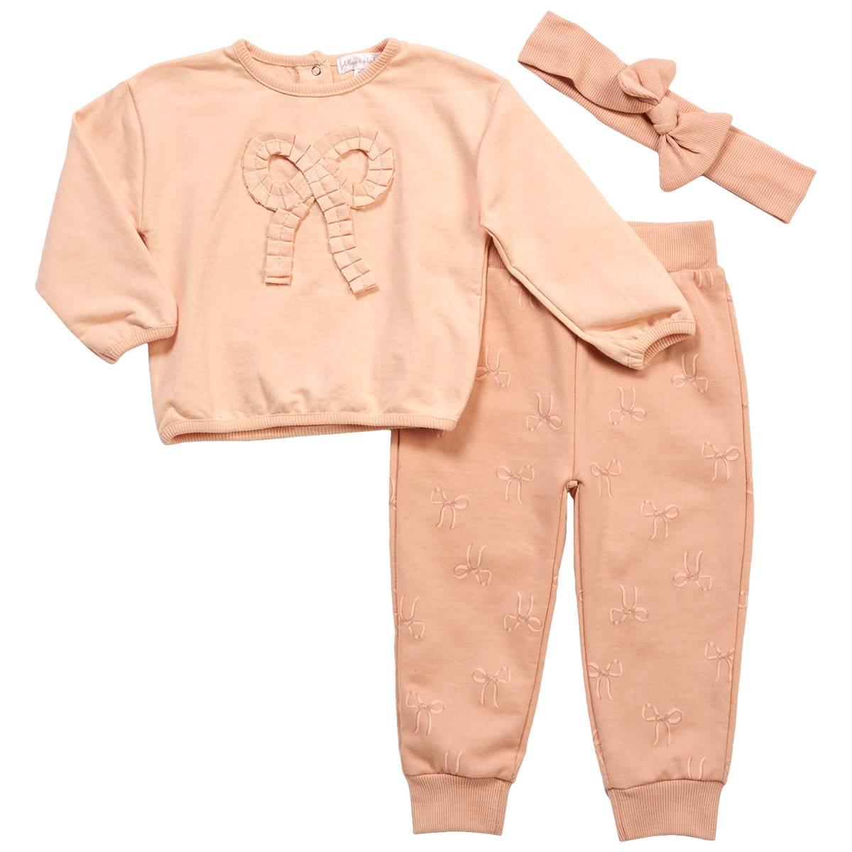 Click here for Baby Girl (12-18M) Adley & Hudson(R) 3pc. Bow Swea... prices