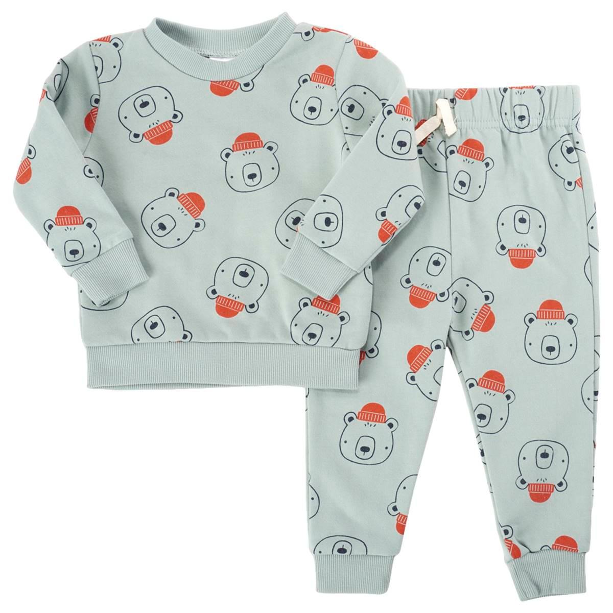 Click here for Baby Boy (12-24M) bon bebe(R) Beanie Bear Top & Jo... prices