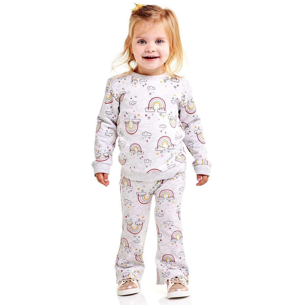 Click here for Baby Girl (12-24M) bon bebe(R) Rainbow Top & Flare... prices