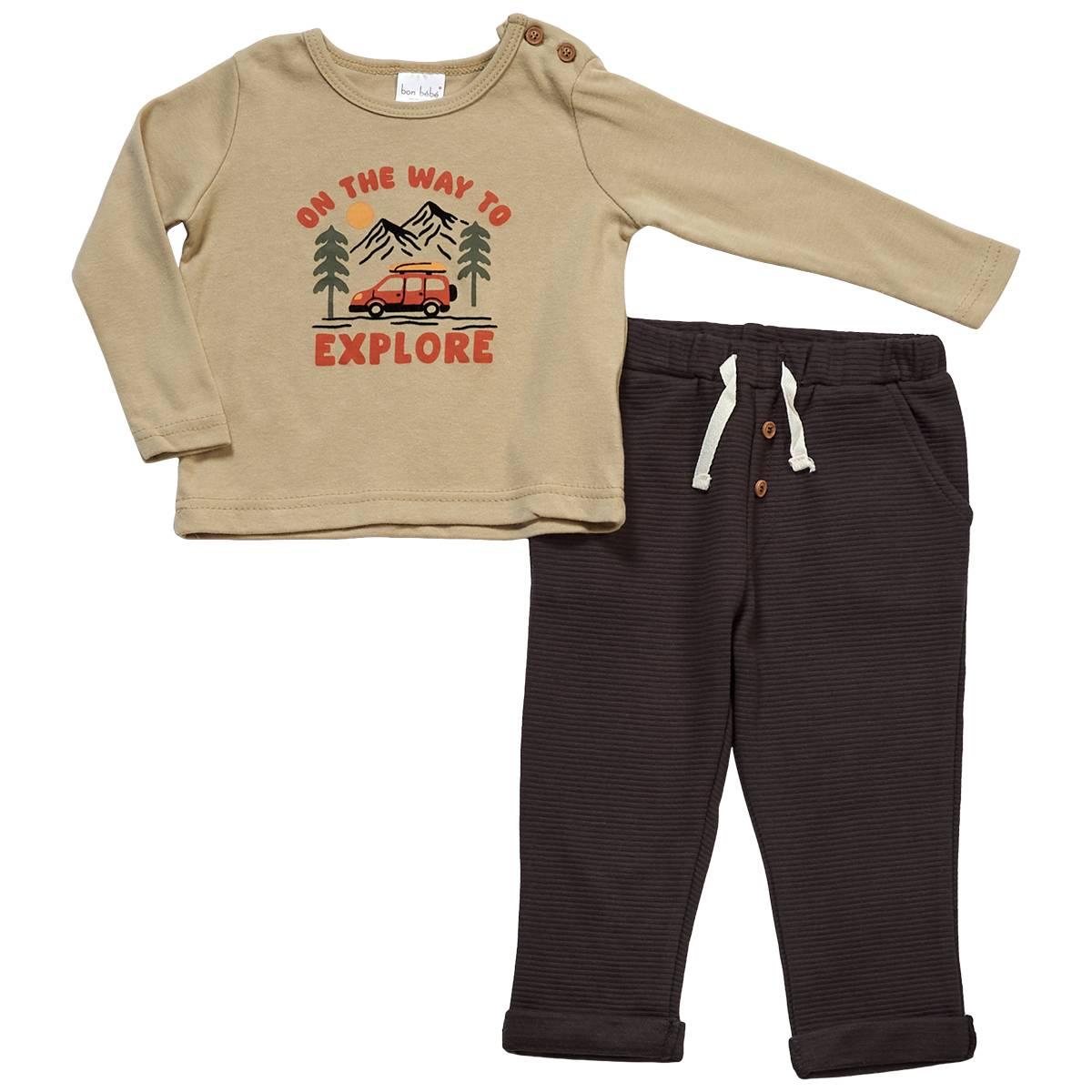 Click here for Baby Boy (12-24M) bon bebe(R) On Way To Explore To... prices