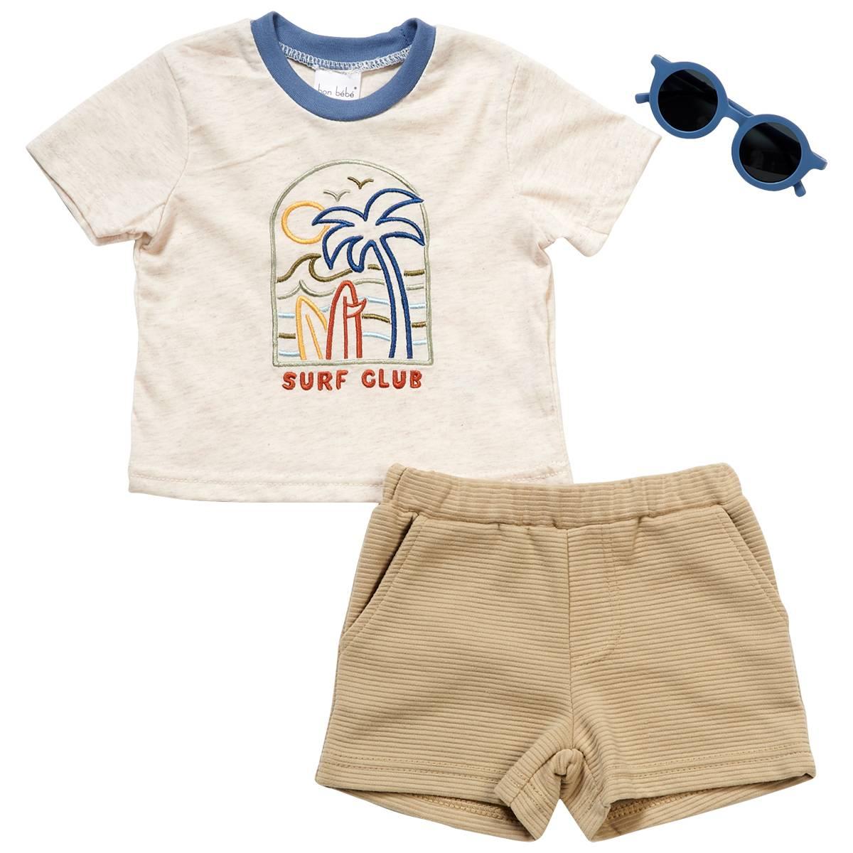 Click here for Baby Boy (6-18M) bon bebe(R) 3pc. Surf Club Shorts... prices