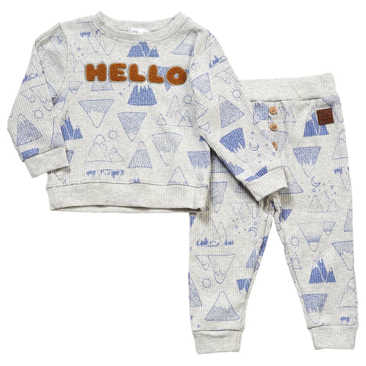 Click here for Baby Boy (12-24M) Emily & Oliver Hello Mountains P... prices