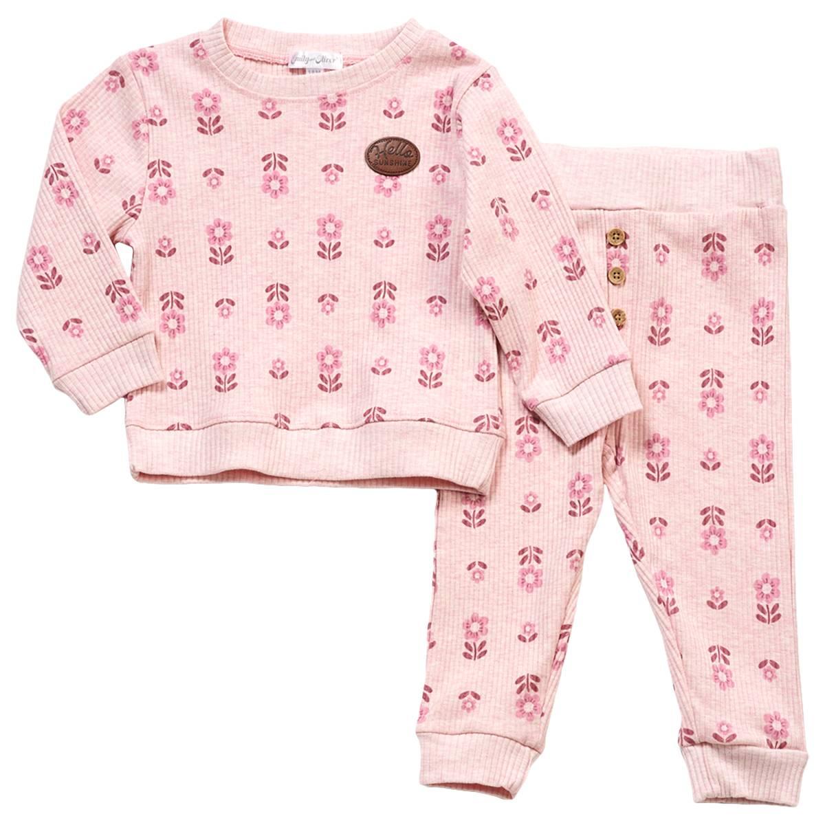 Click here for Baby Girl (12-24M) Emily & Oliver 2pc. Floral Jogg... prices