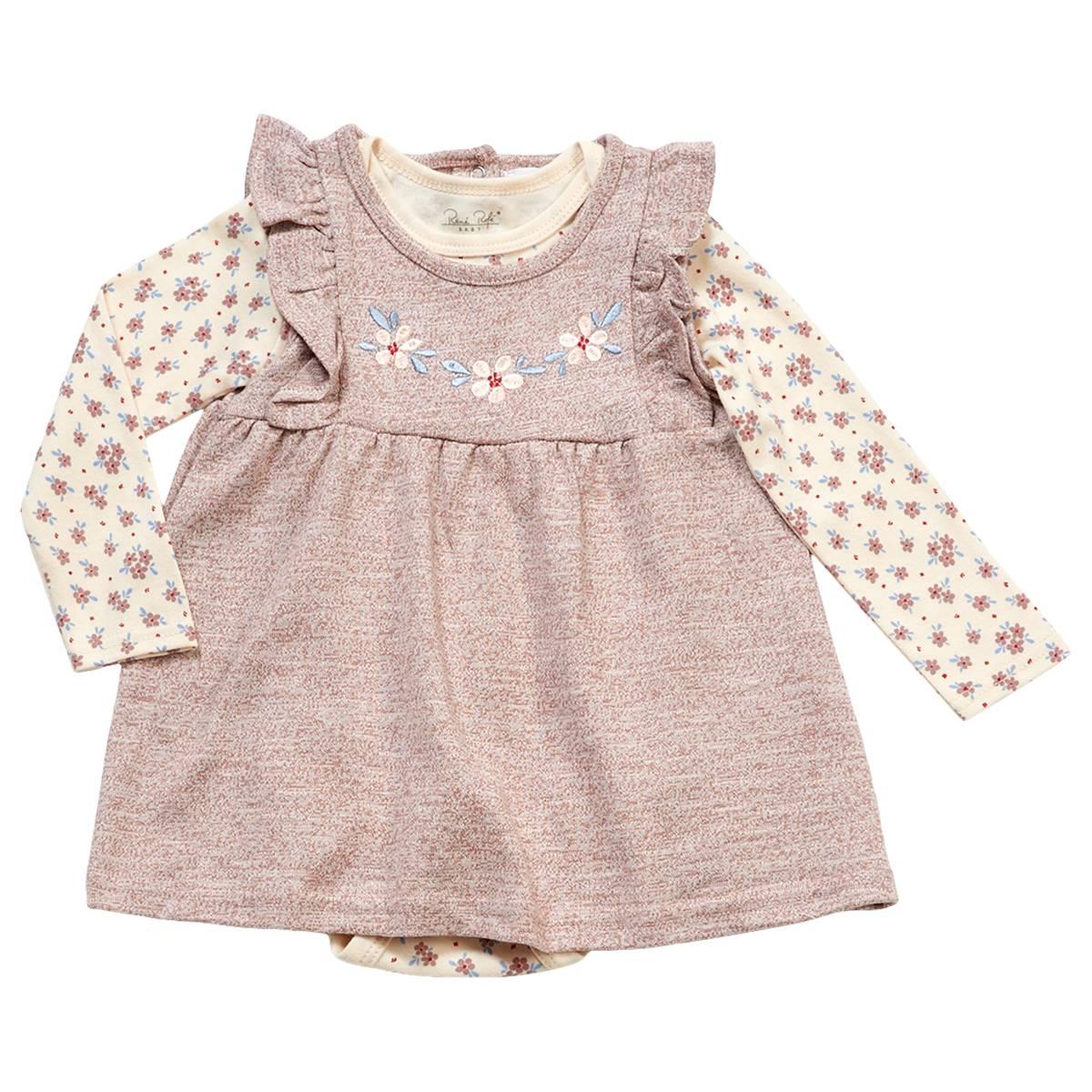 Click here for Baby Girl (12-18M) Rene Rofe(R) Marled Terry Jumpe... prices