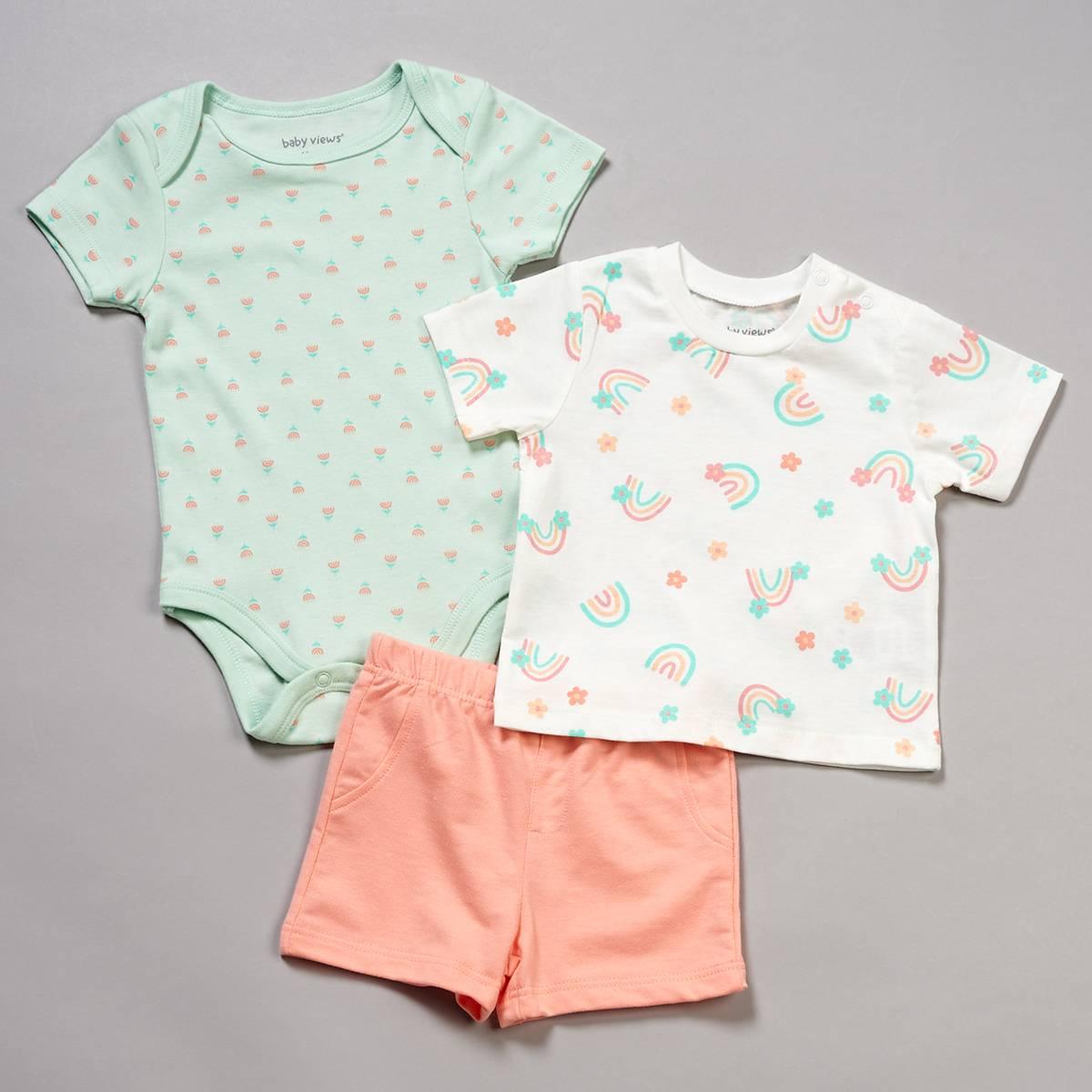 Click here for Baby Girl (12-18M) baby views(R) 3pc. Rainbow Top/... prices