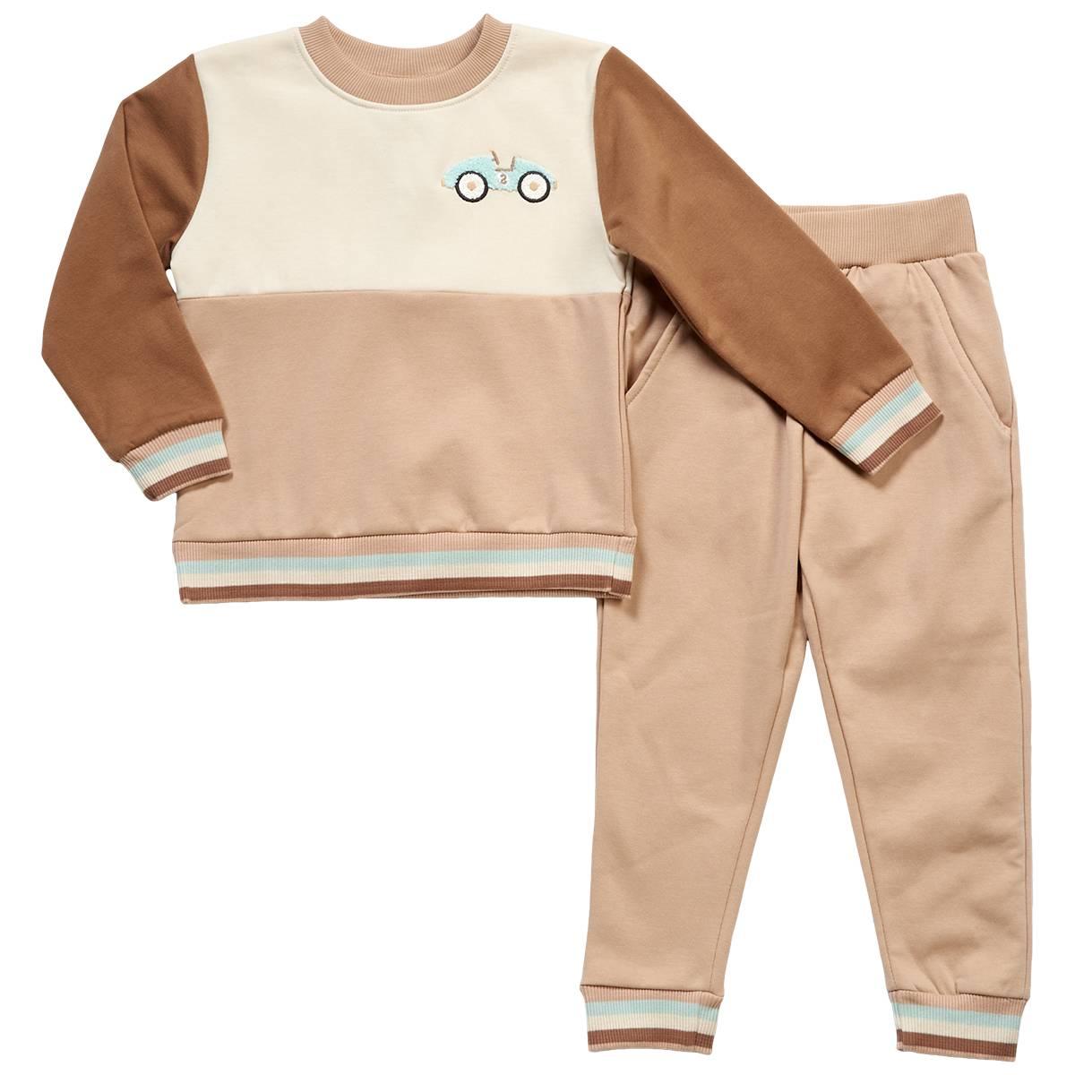 Click here for Toddler Boy bon bebe(R) Race Car Sweatshirt & Jogg... prices