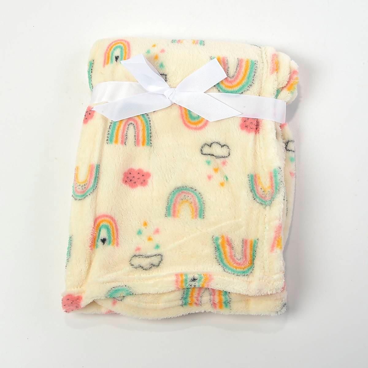 Click here for bon bebe(R) Rainbow Clouds Plush Blanket prices