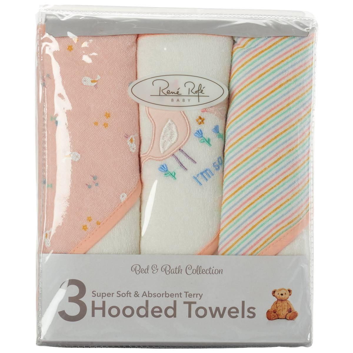 Click here for Rene Rofe(R) 3pk. Birds So Loved Hooded Towels prices
