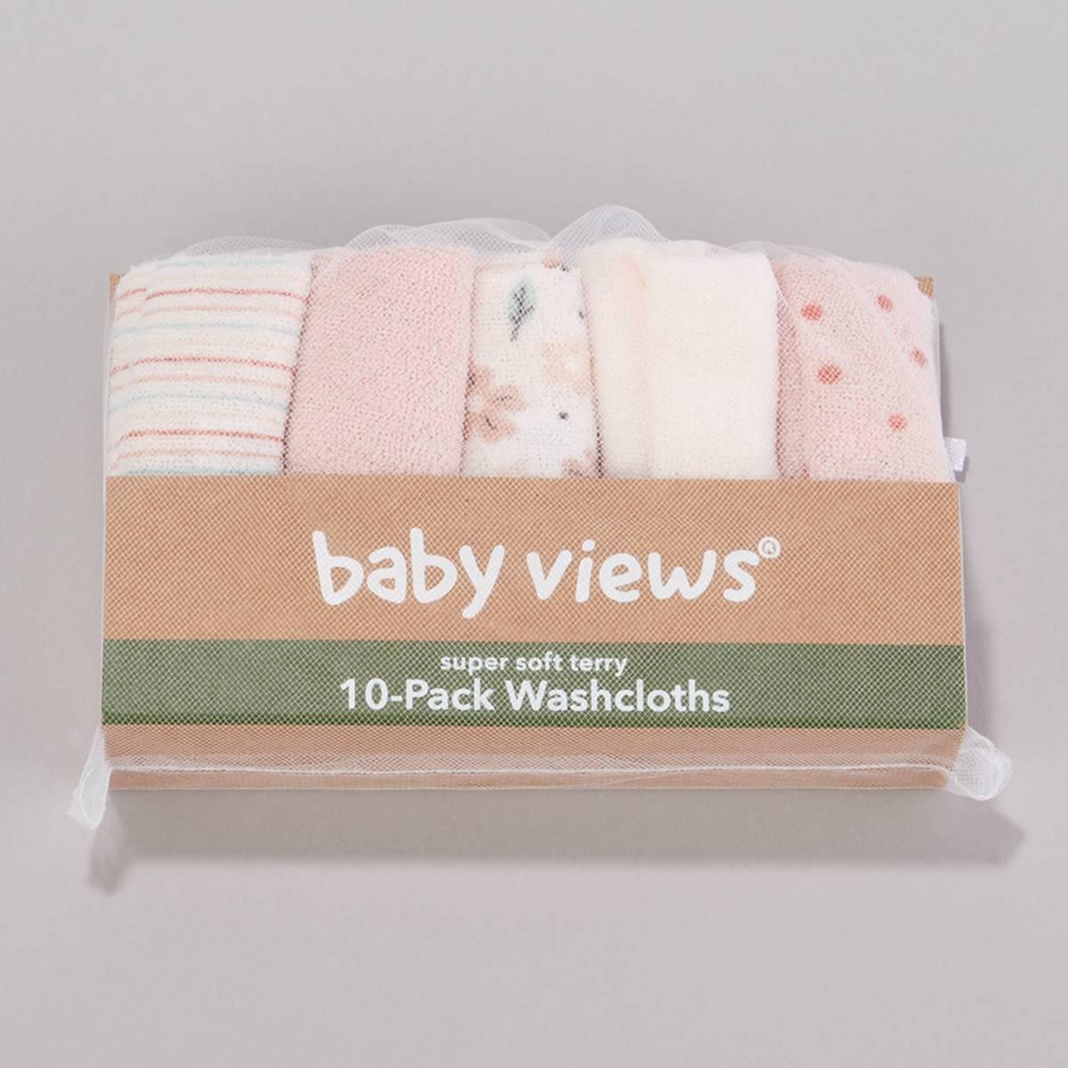 Click here for baby views(R) 10pk. Floral/Dots Washcloths prices