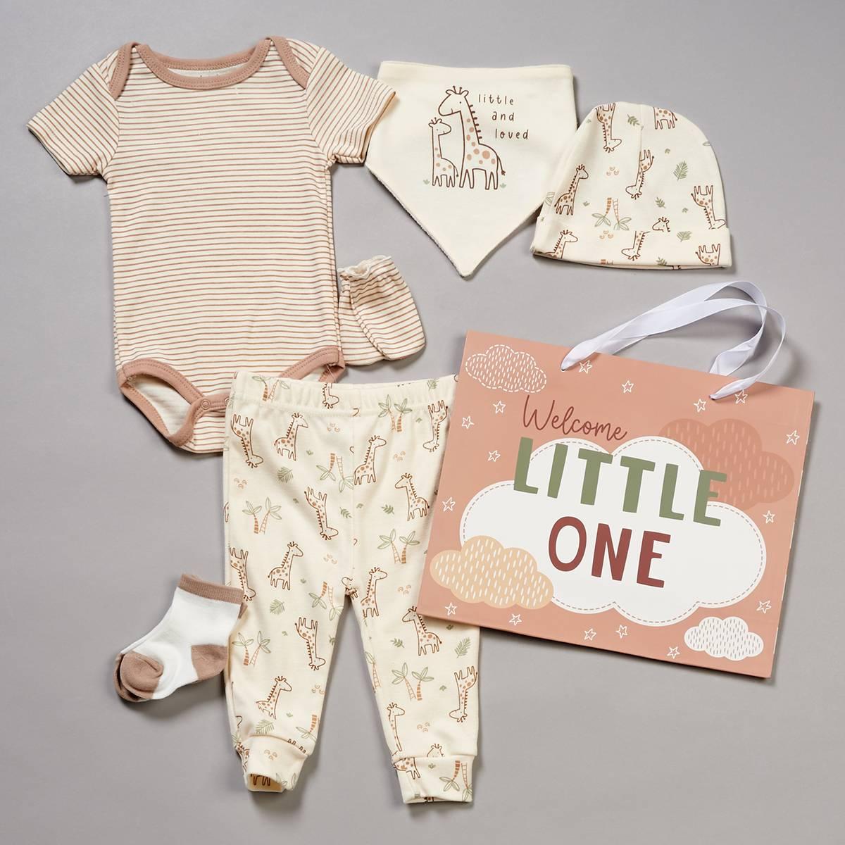 Click here for Baby Unisex (NB-6M) baby views(R) 8pc. Giraffe Han... prices