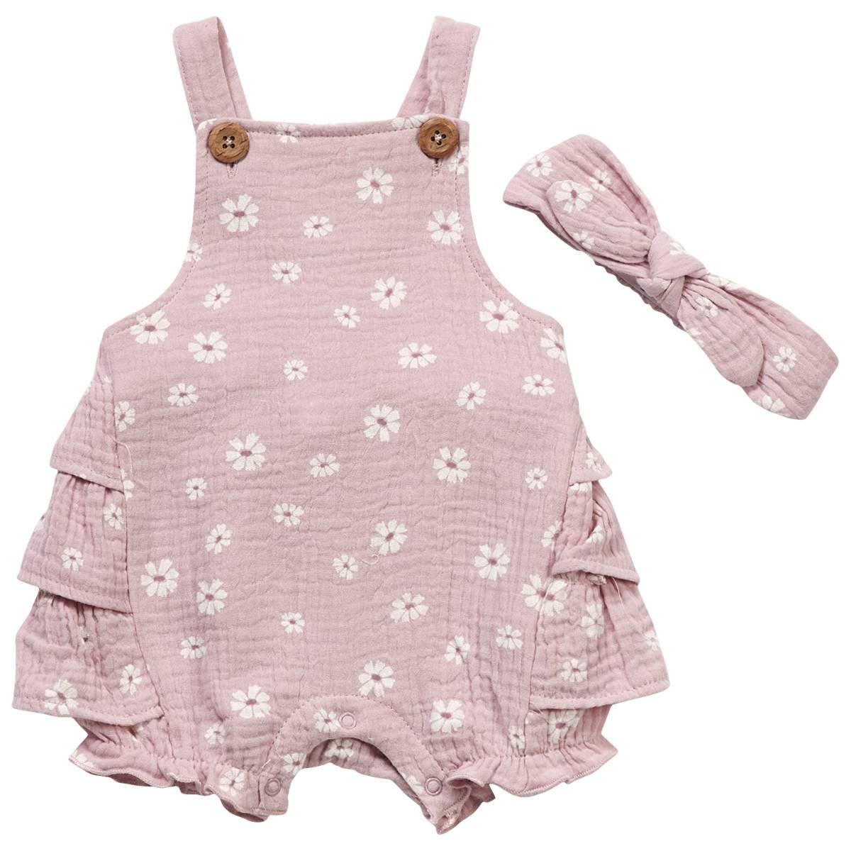 Click here for Baby Girl (NB-9M) Emily & Oliver(R) Floral Bubble... prices