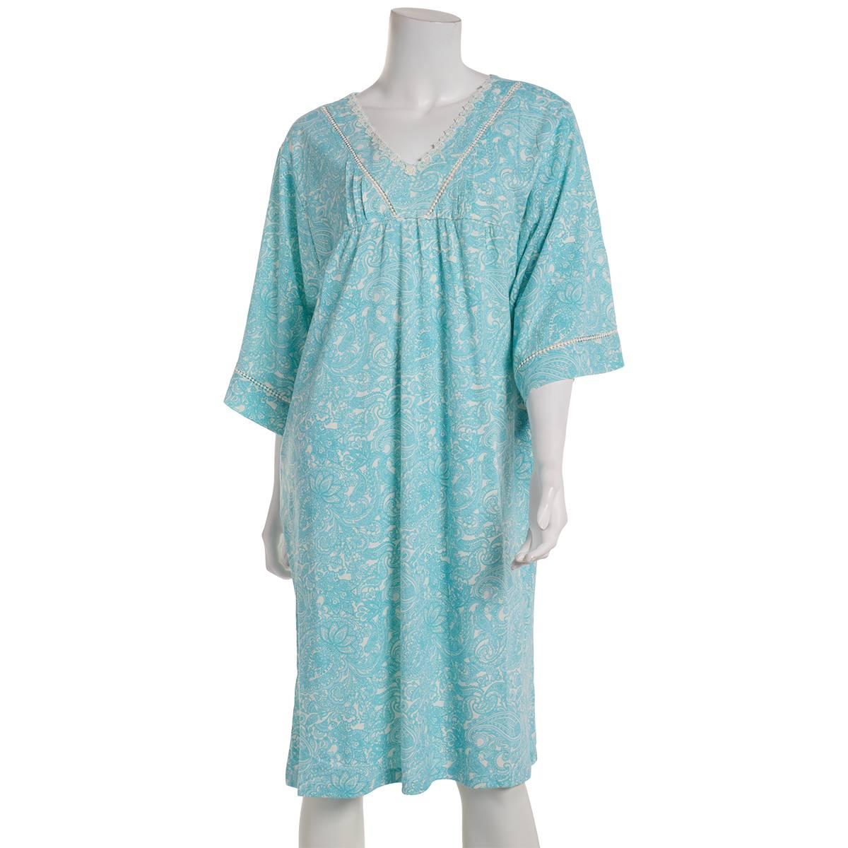Click here for Womens Sophia by Rene Rofe(R) Paisley Lace Trim Ni... prices