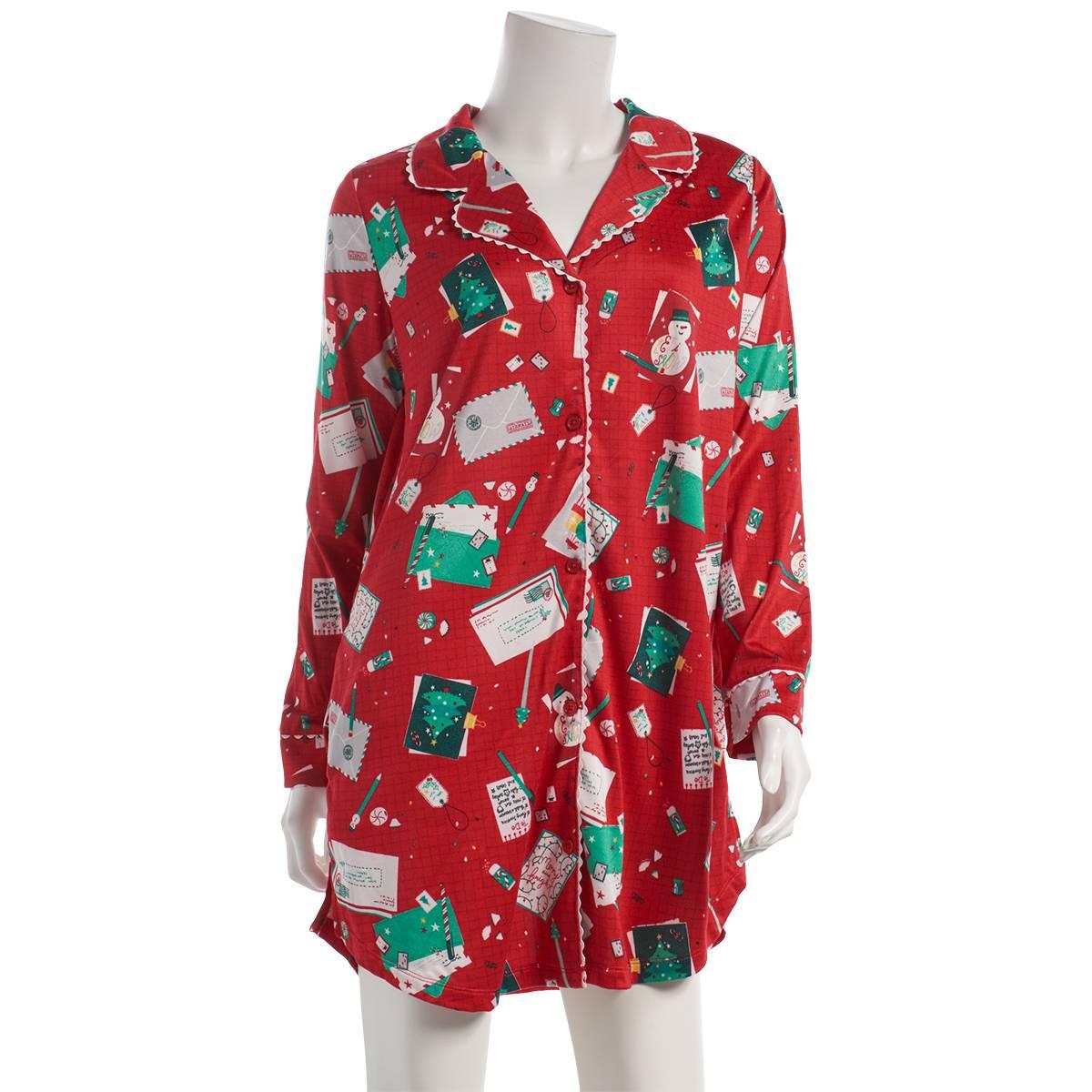 Click here for Womens Jaclyn Notched Collar Christmas Cards Night... prices