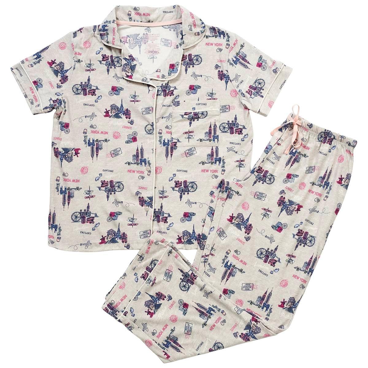 Click here for Womens Derek Heart Big City Shopping Notch Collar... prices