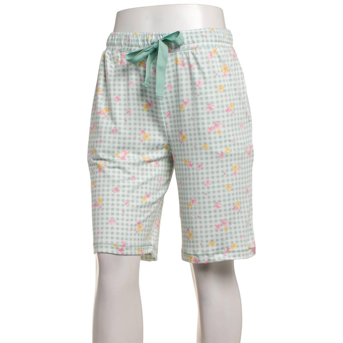 Click here for Womens Jaclyn Ditsy Gingham Bermuda Pajama Shorts prices