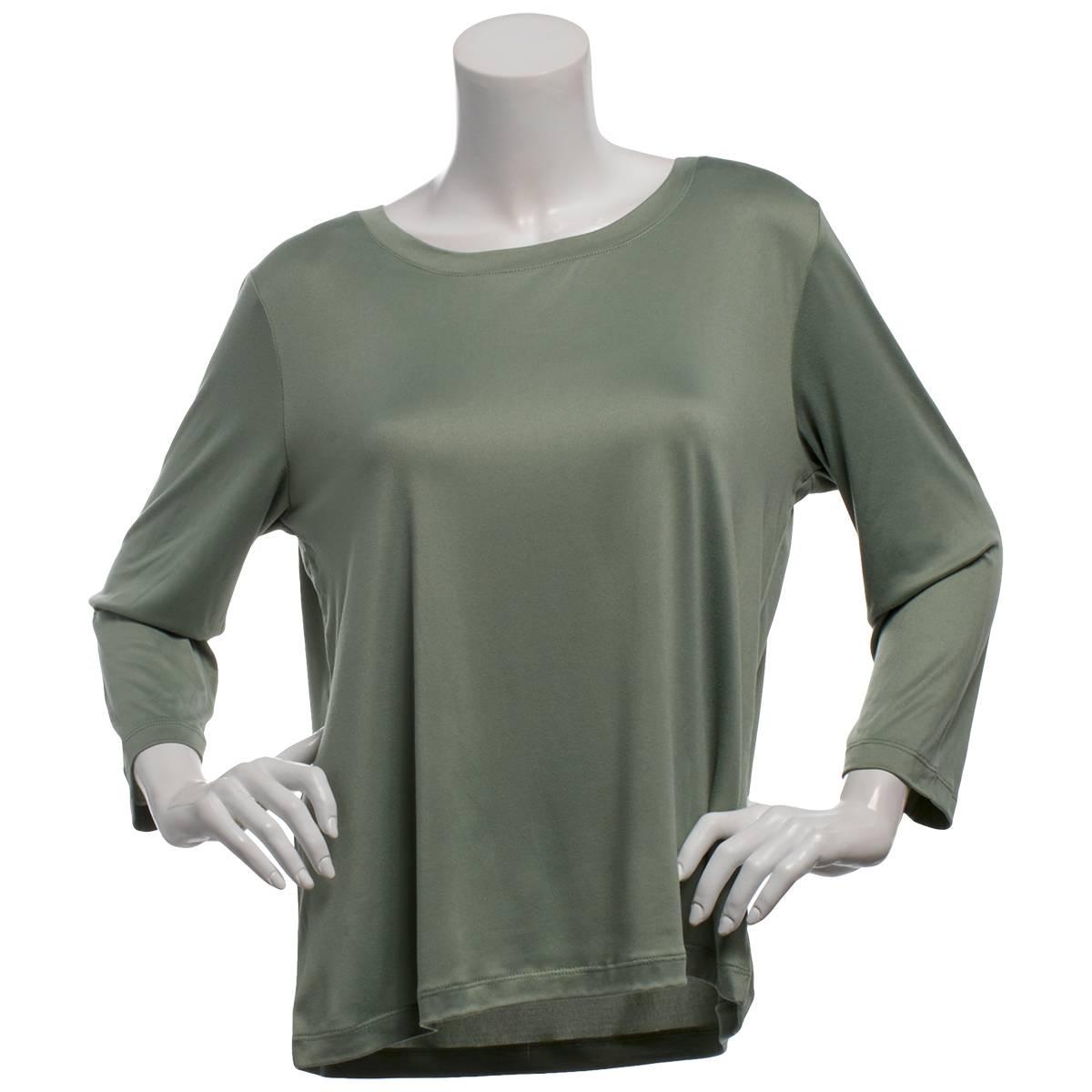 Click here for Womens Jaclyn 3/4 Sleeve Crew Neck Flowy Pajama Te... prices
