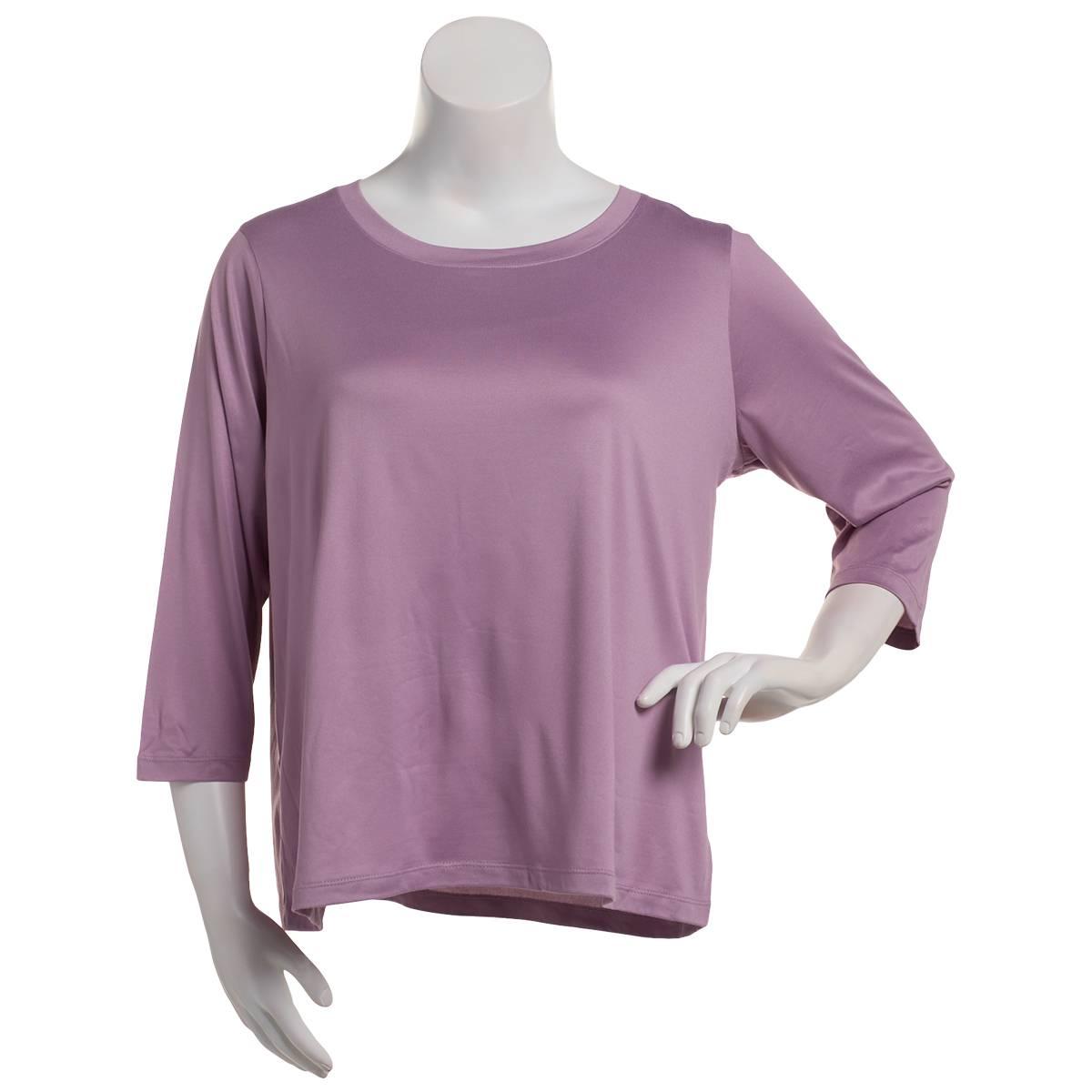 Click here for Plus Size Jaclyn 3/4 Sleeve Scoop Neck Flow Pajama... prices