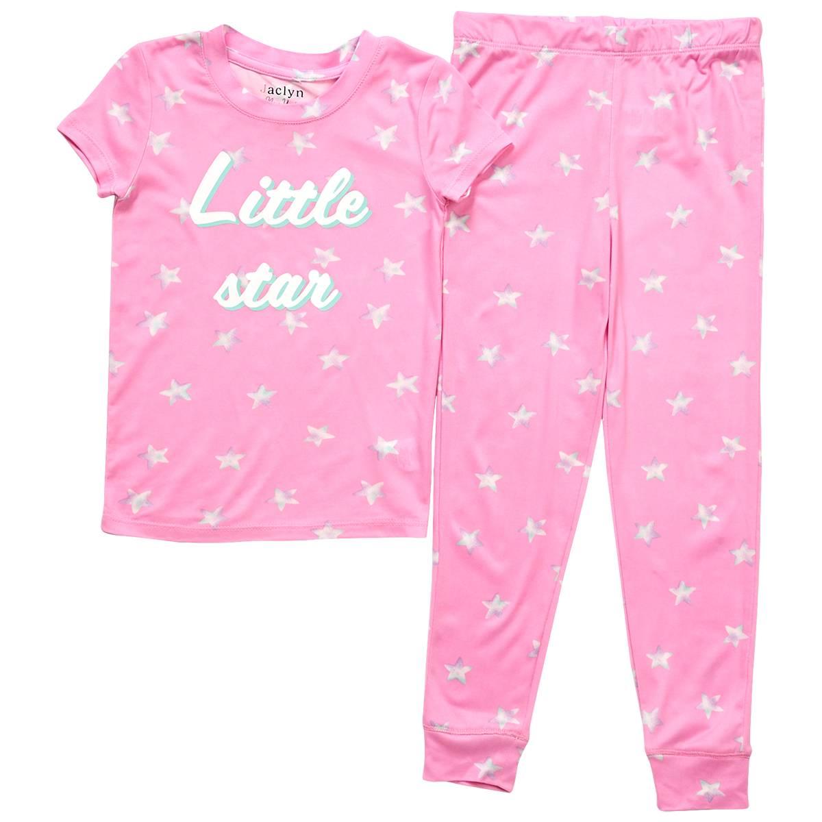 Click here for Girls Jaclyn Short Sleeve Little Star Jogger Pajam... prices
