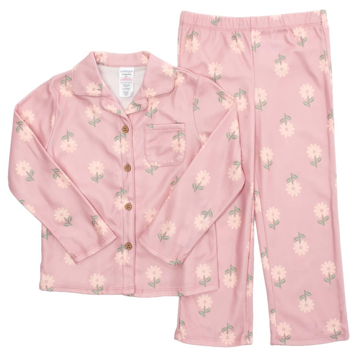 Click here for Toddler Girl Kidtopia Flower Coat Pajama Set prices