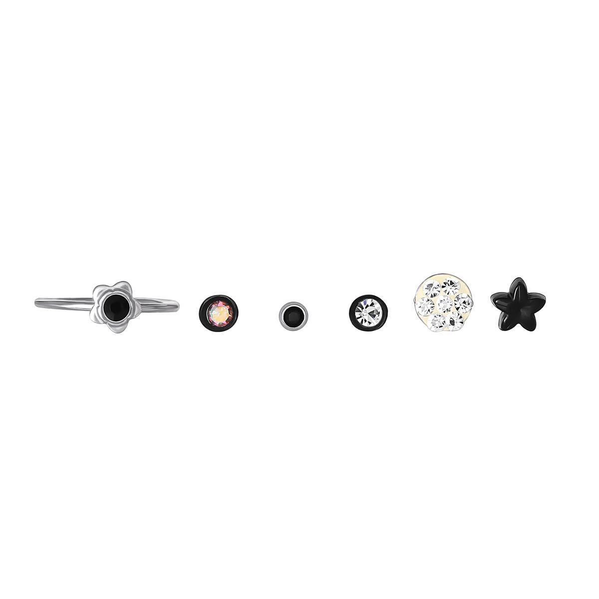 Click here for 22 Gauge Stainless Steel 6pc. Nose Ring Set prices
