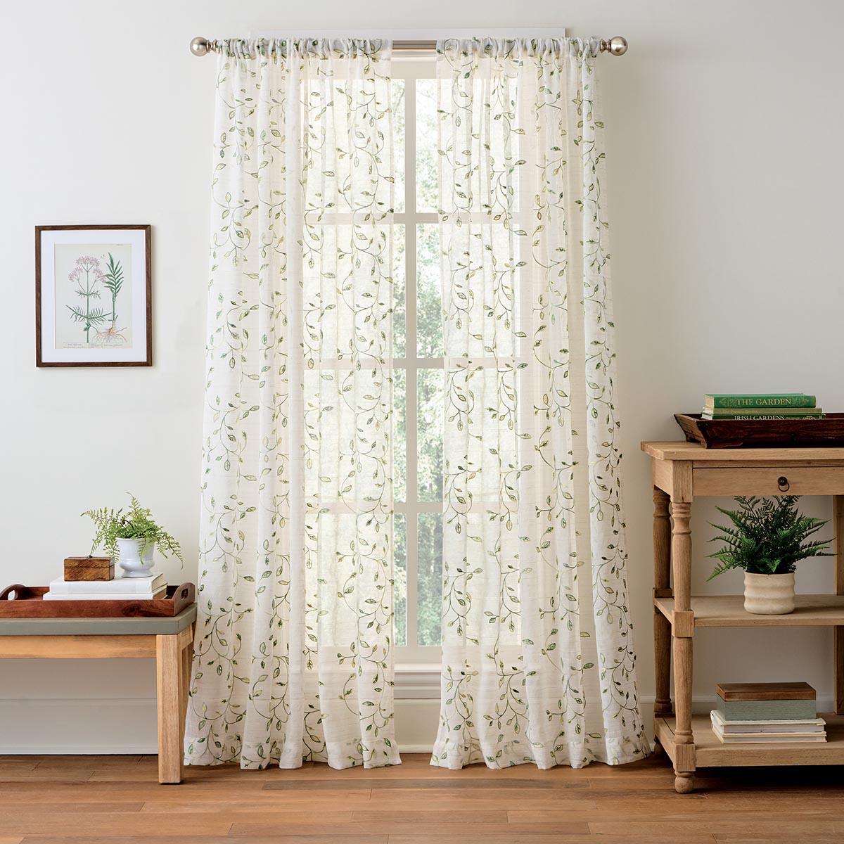Click here for Martha Stewart Durham Embroidered Panel Curtain prices