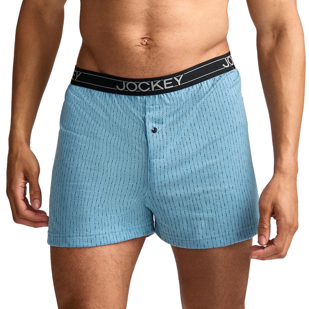 Click here for Mens Jockey(R) ActiveBlend(R) Knit Boxers - Rain S... prices
