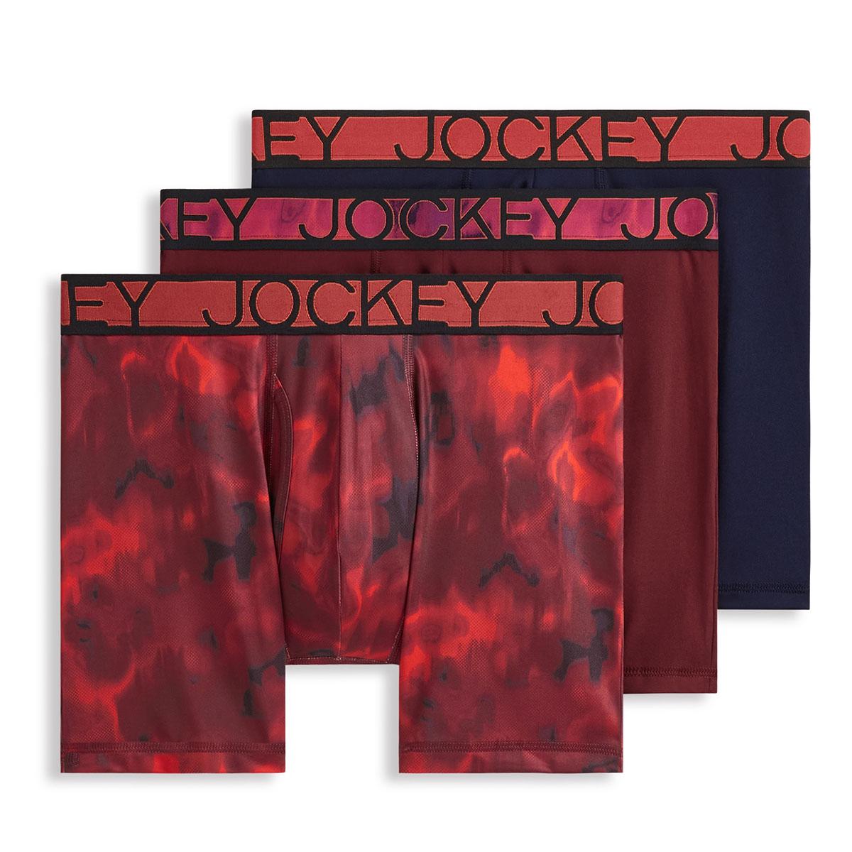 Click here for Mens Jockey(R) 3pk. Active Microfiber 5in. Boxer B... prices