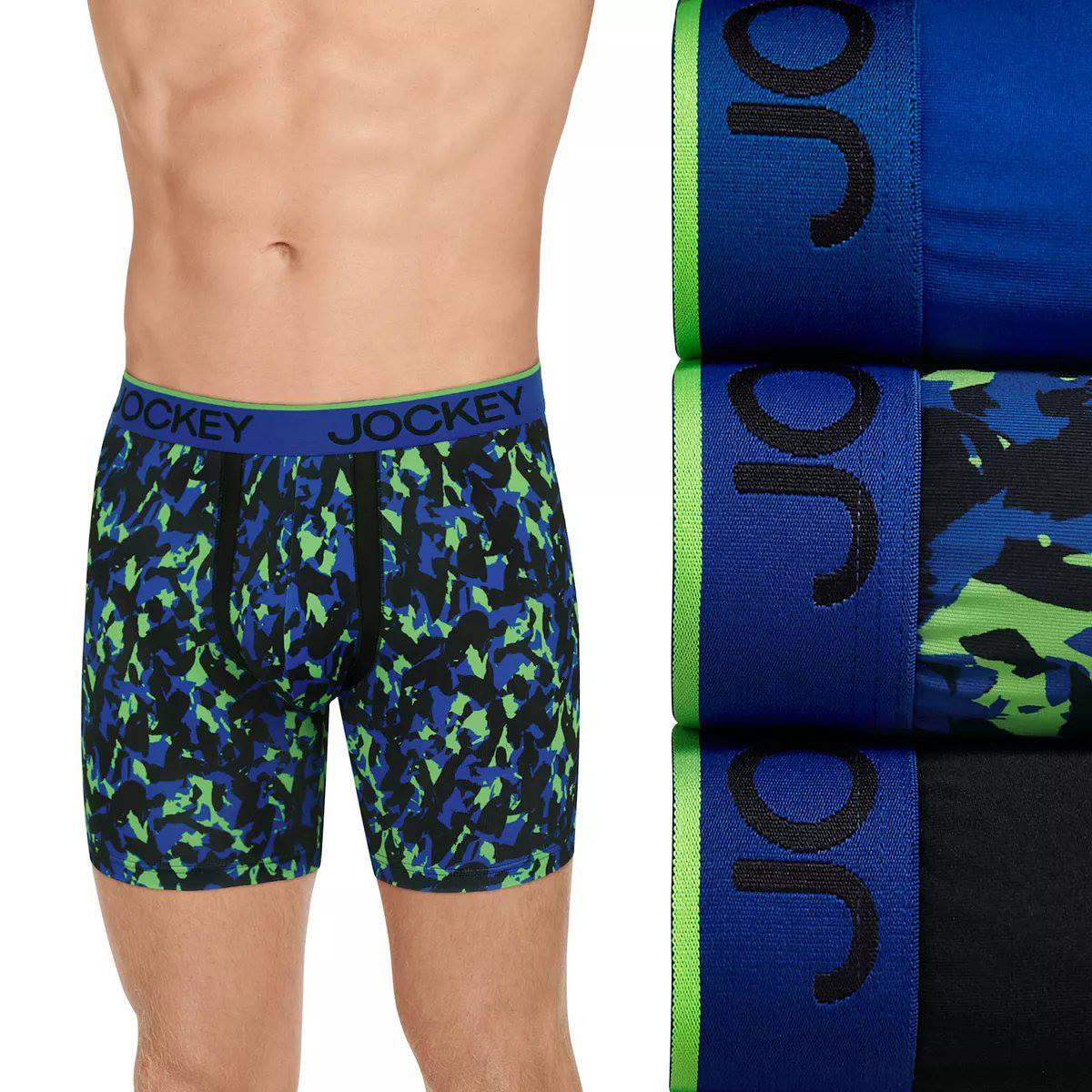 Click here for Mens Jockey(R) 3pk. Chafe Proof Pouch Boxer Briefs prices