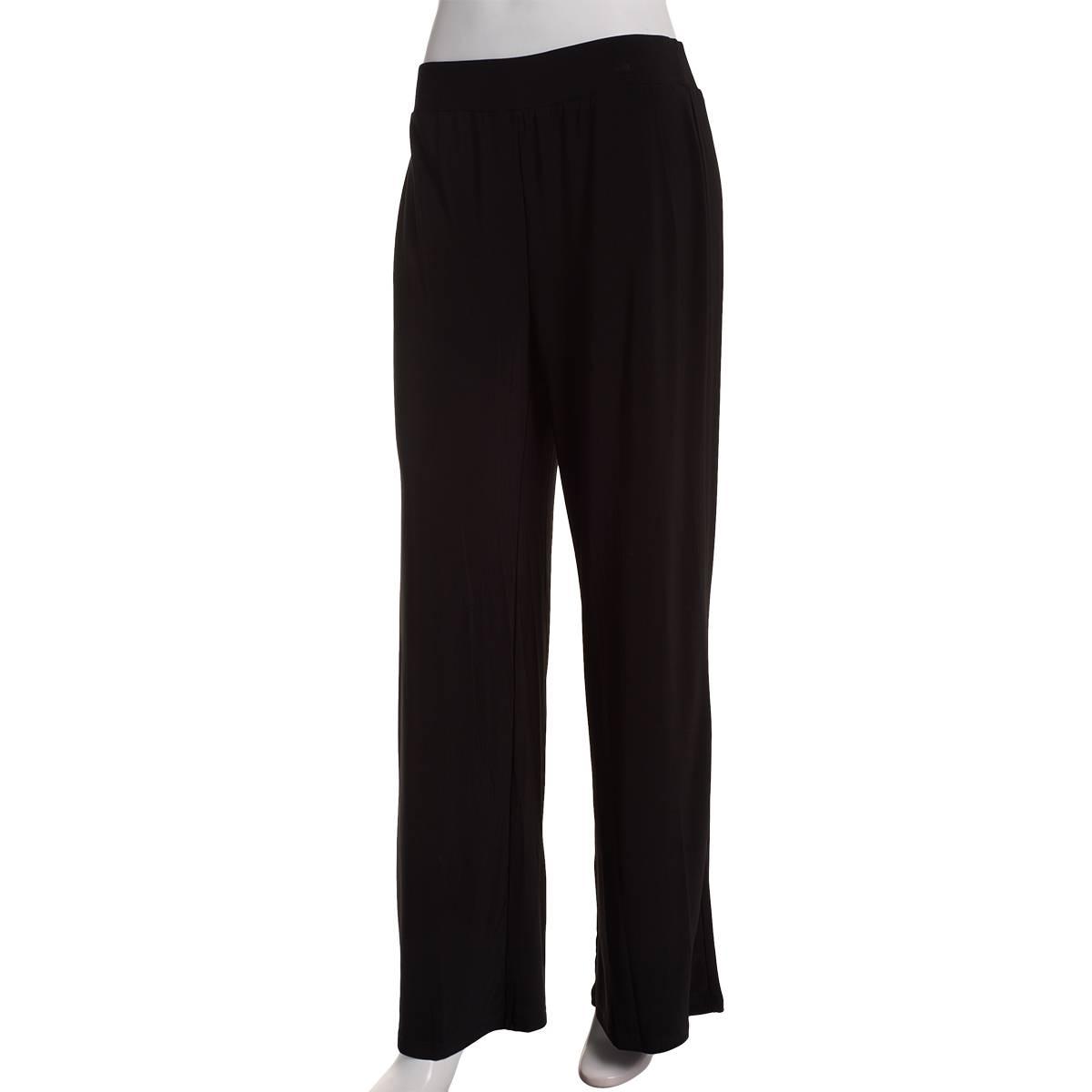 Womens Kasper Pull On Wide Leg Ankle Pants