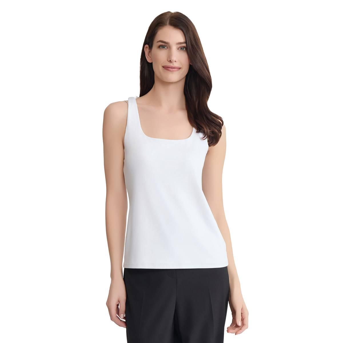 Click here for Womens Jones New York Sleeveless Square Neck Solid... prices