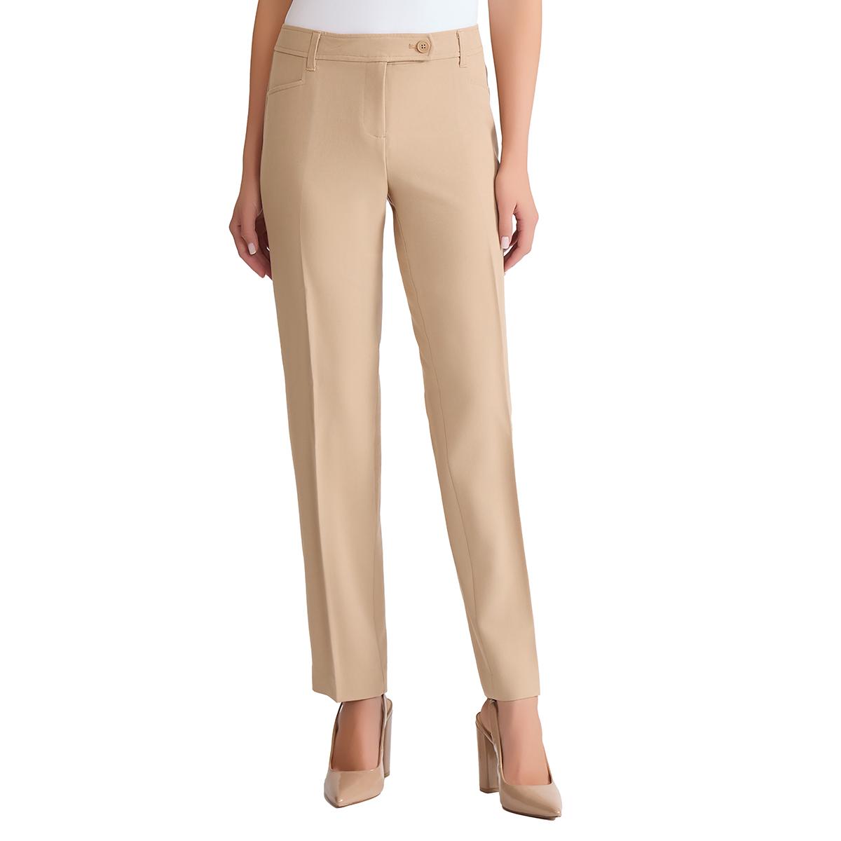 Click here for Womens Jones New York Duke Zip Front Slim Leg Bi-S... prices