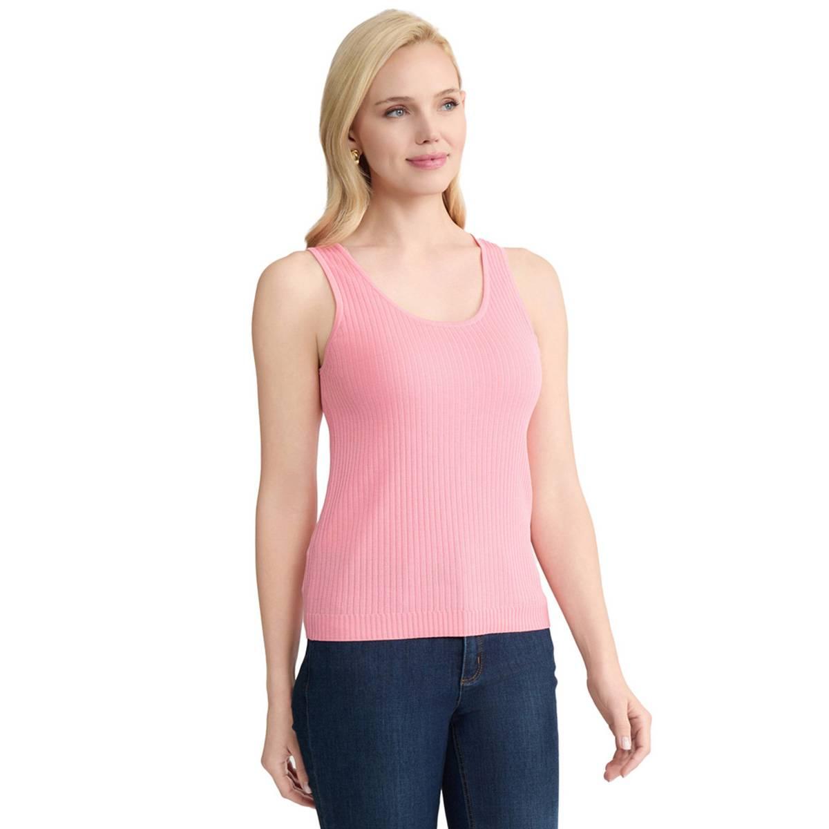 Click here for Womens Jones New York Sutton Ribbed Tank Top prices