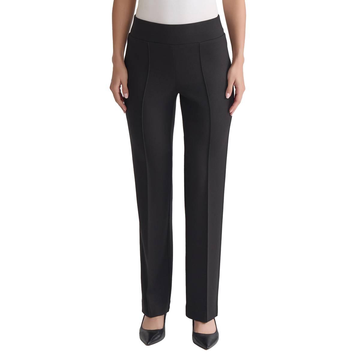 Womens Jones New York Pintuck Serenity Straight Leg Dress Pants