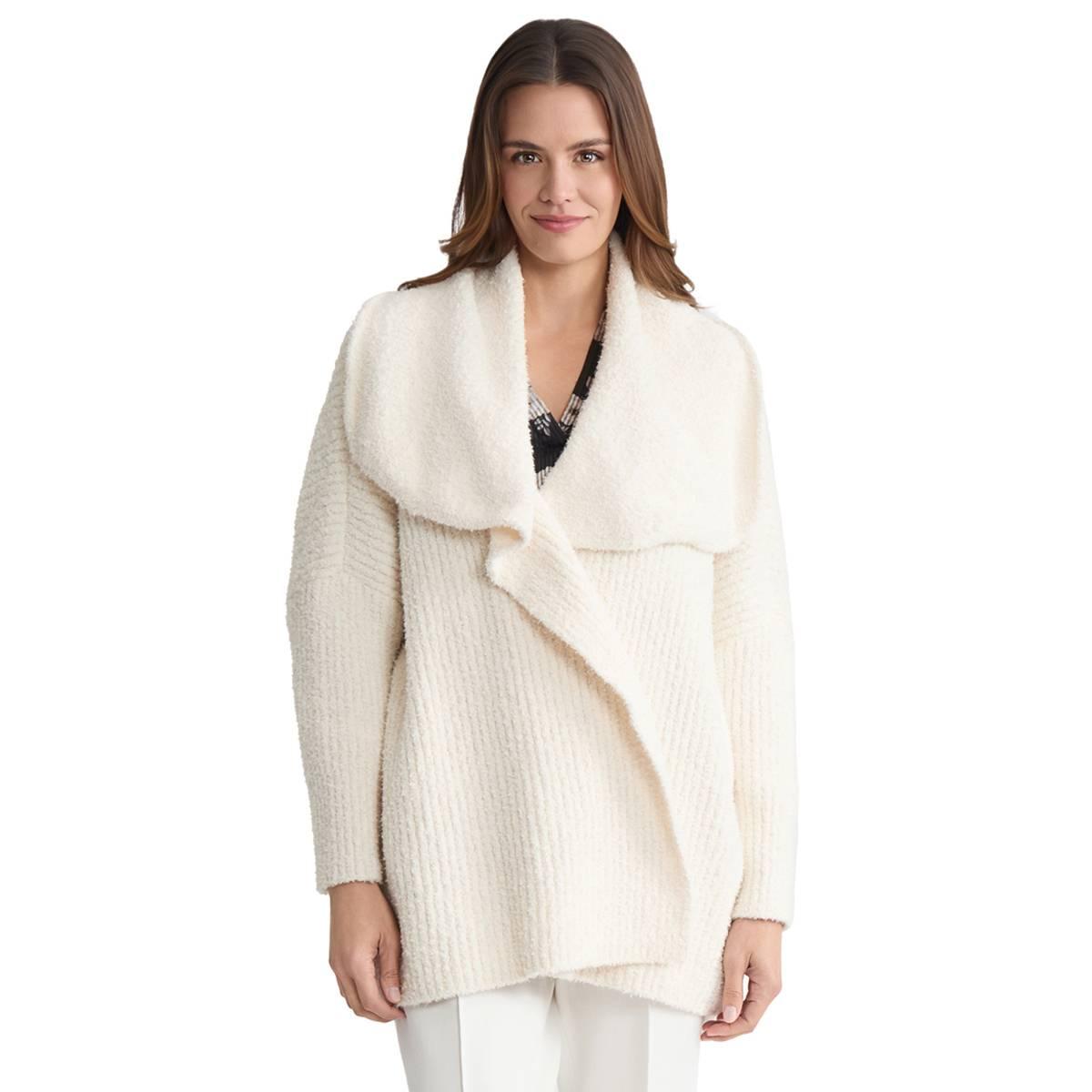 Click here for Womens Jones New York Long Sleeve Wide Collared Te... prices