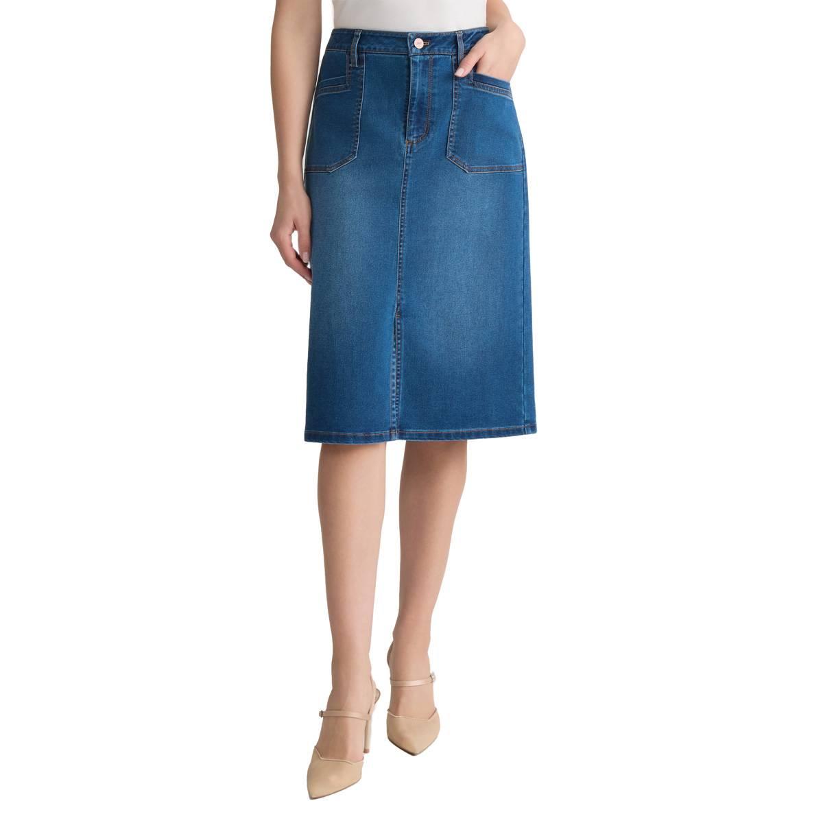 Click here for Womens Jones New York Lexington City Denim Skirt prices