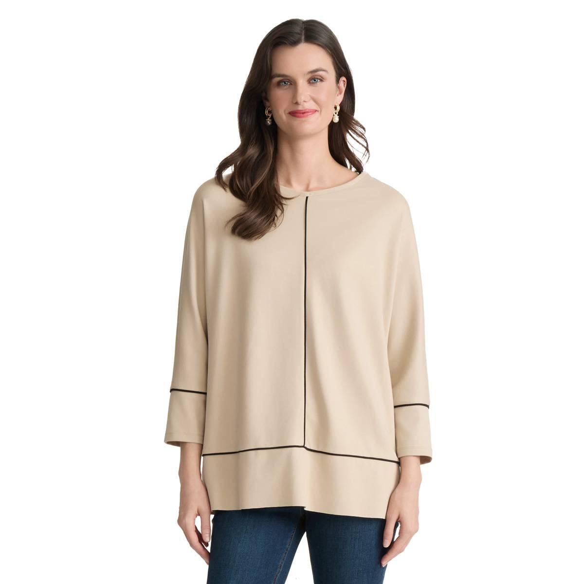 Click here for Womens Jones New York 3/4 Sleeve Serenity Knit Blo... prices